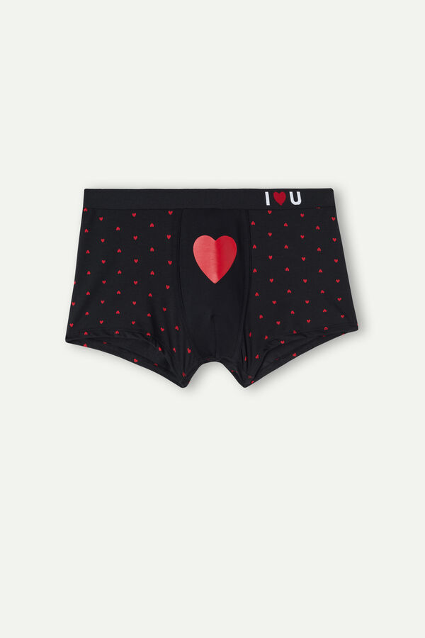 Stretch Supima® Cotton Hearts Boxers | Intimissimi