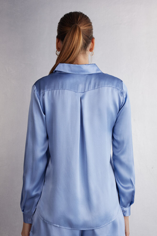 Long-Sleeved Silk Top | Intimissimi