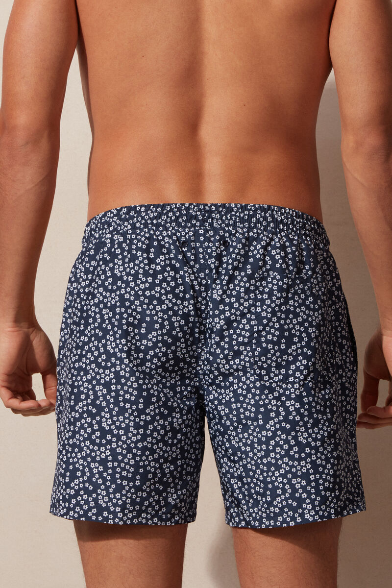 Micro Flower Print Swim Trunks | Intimissimi
