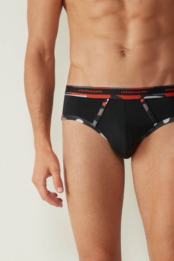 Slip In Cotone Supima® Elasticizzato Con Logo Intimissimi