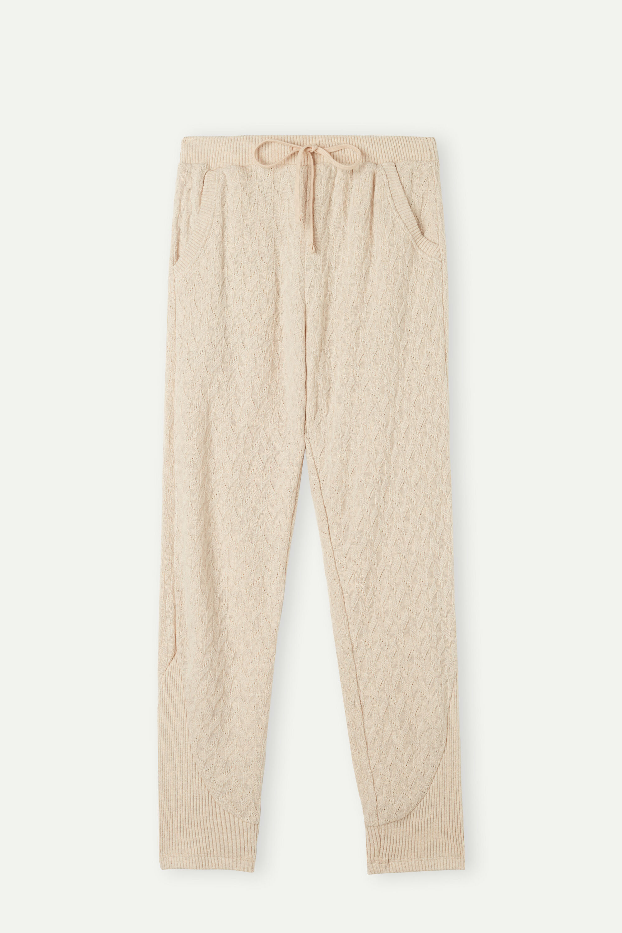 Winter Braid Full Length Cuffed Pants | Intimissimi