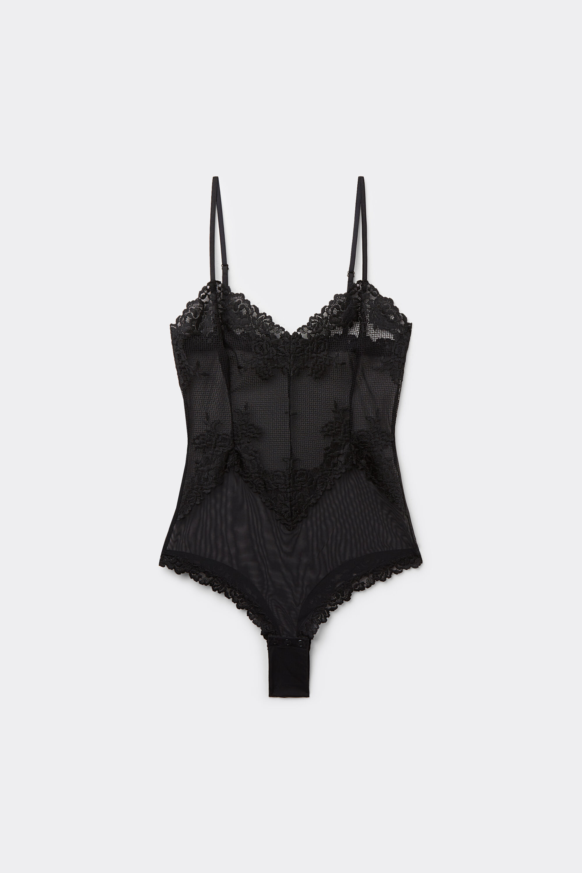 Pretty Flowers Lace and Tulle Body | Intimissimi