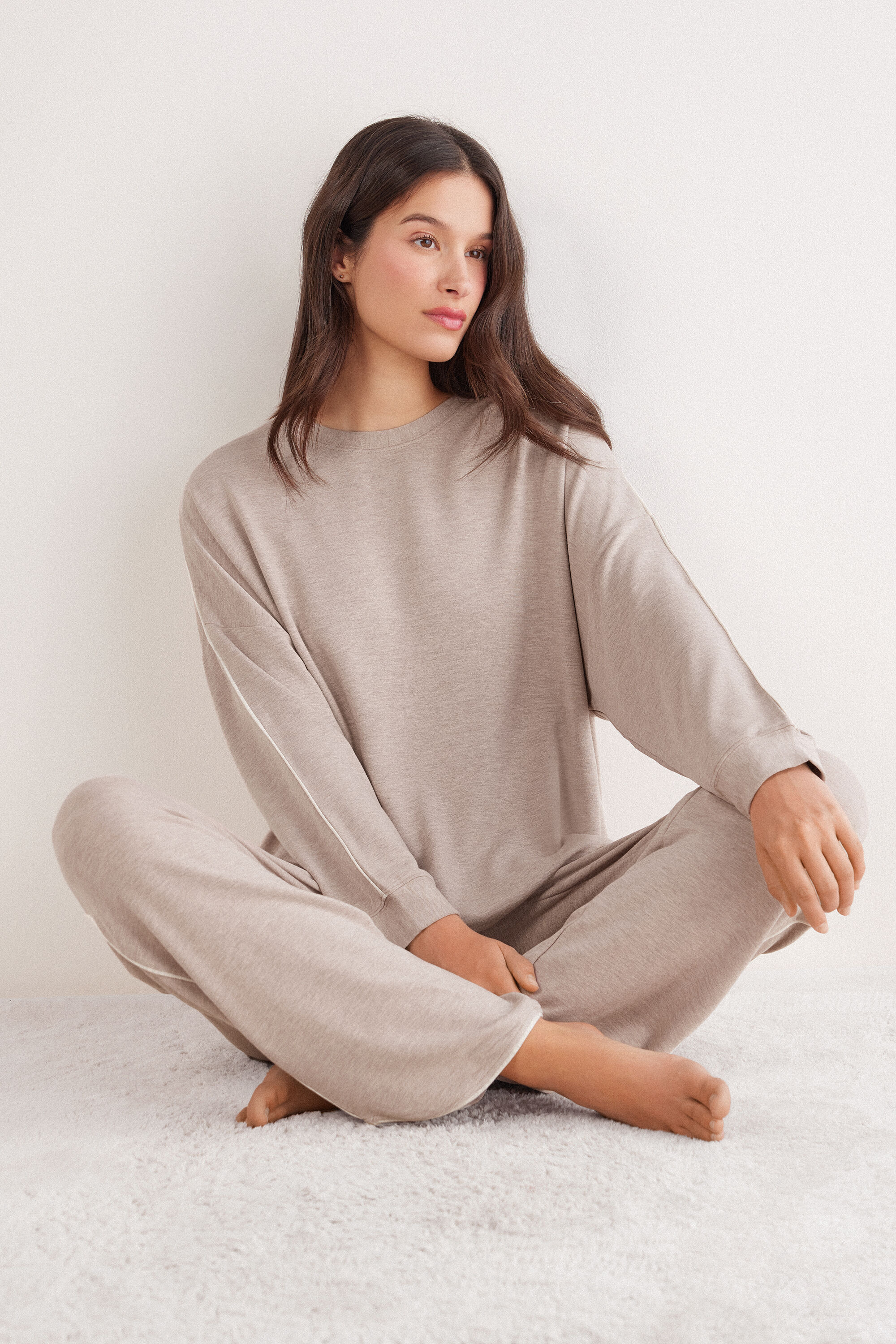 Midnight Spell Long Modal and Wool Pyjamas | Intimissimi