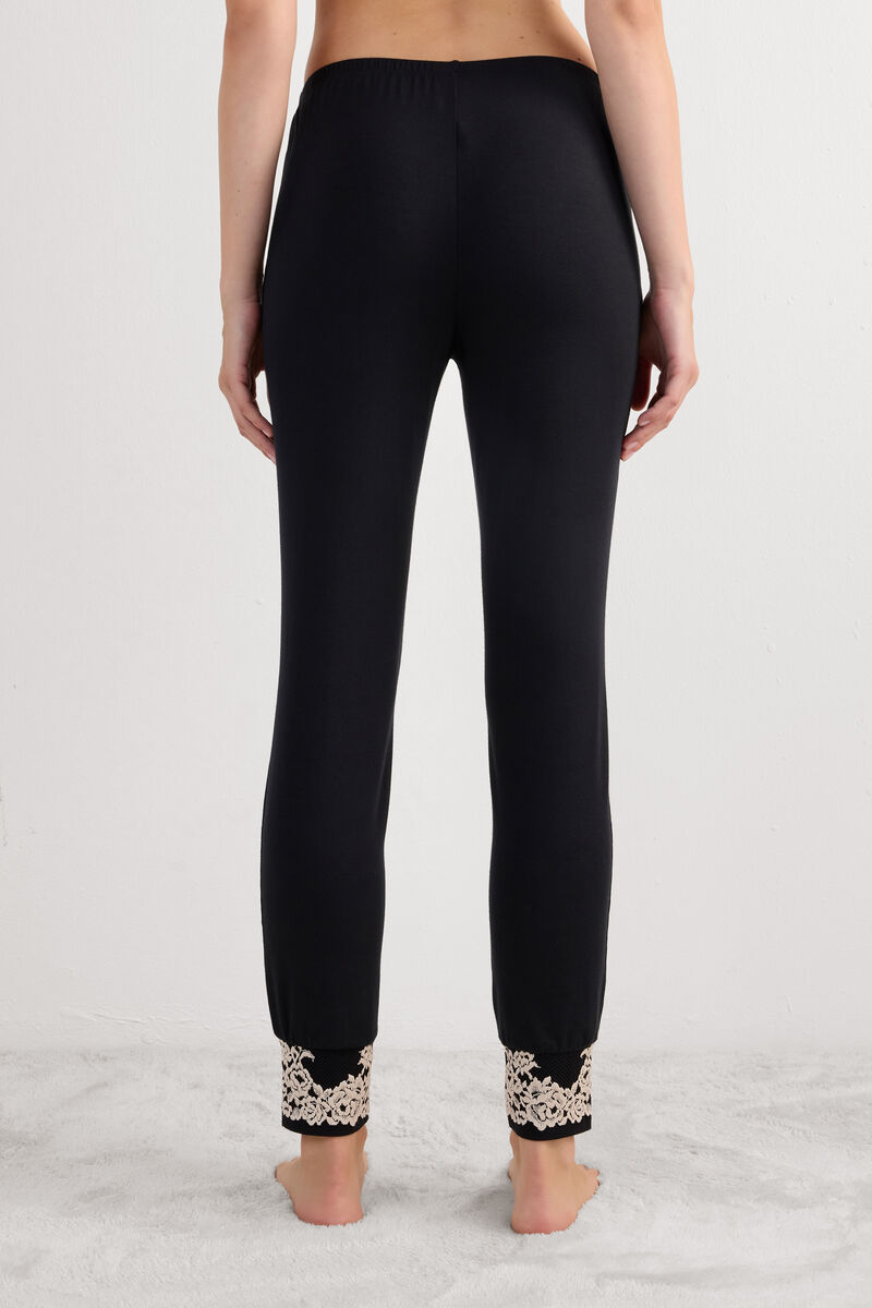 Pretty Flower Modal Cuffed Pants | Intimissimi