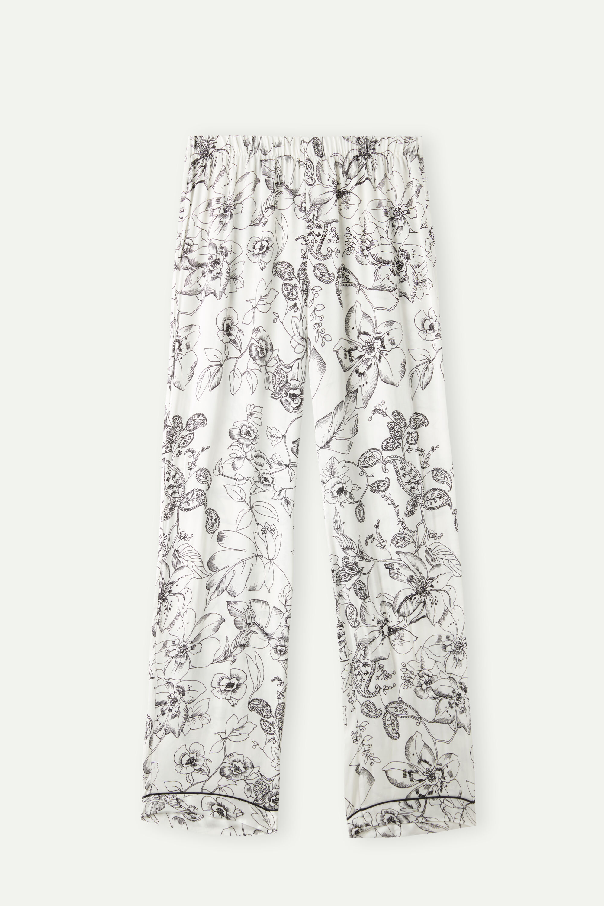 Pure Joy Full Length Satin Pants | Intimissimi