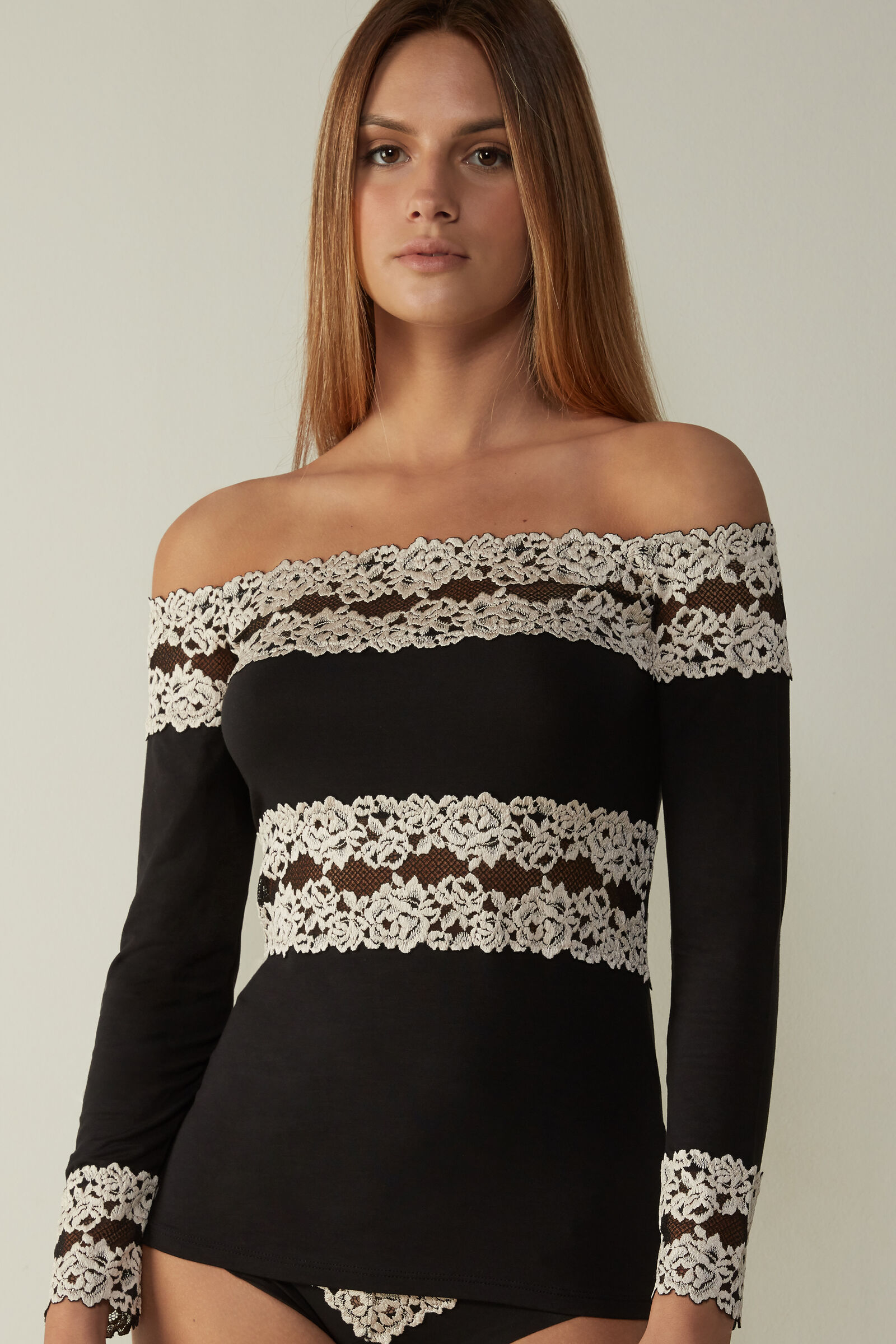 Pretty Flowers Modal Shirt | Intimissimi