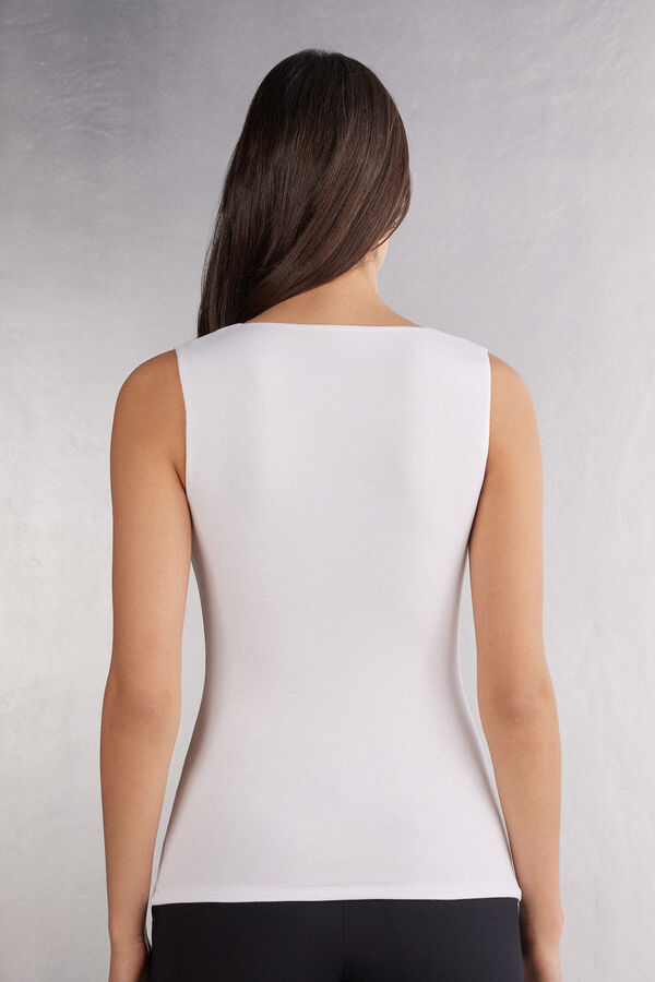 Fresh Bamboo Vest Top with Wide Straps | Intimissimi
