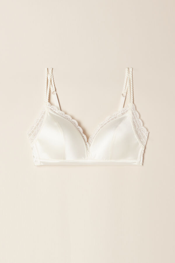 Triangel-BH Tiziana aus Seide und Spitze | Intimissimi