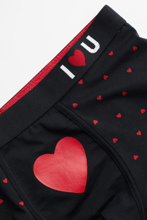 Stretch Supima® Cotton Hearts Boxers | Intimissimi