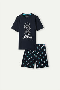 Short Cotton Smurf Pyjamas | Intimissimi