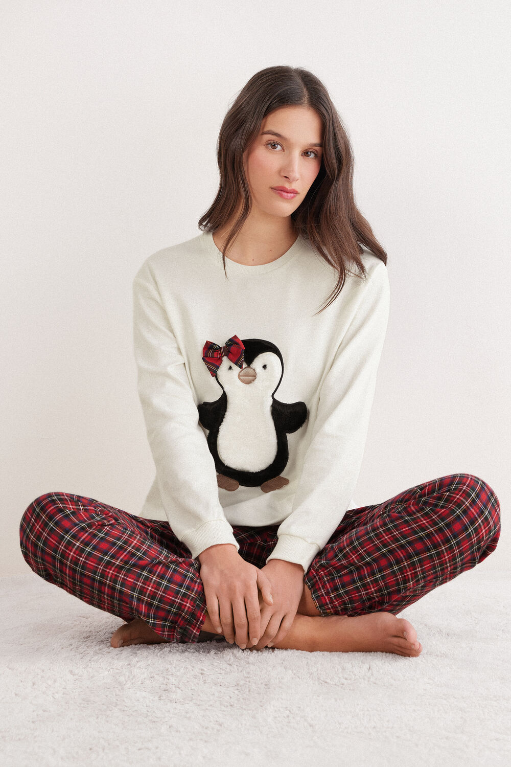 Penguin Girl Cotton Pyjamas | Intimissimi