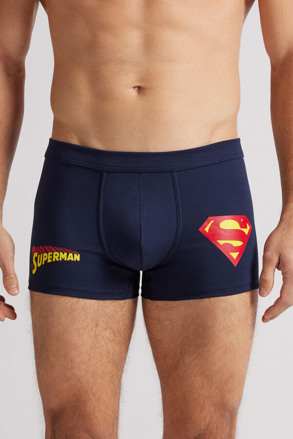 DC Comics Superman Desenli Superior Pamuklu Boxer | Intimissimi