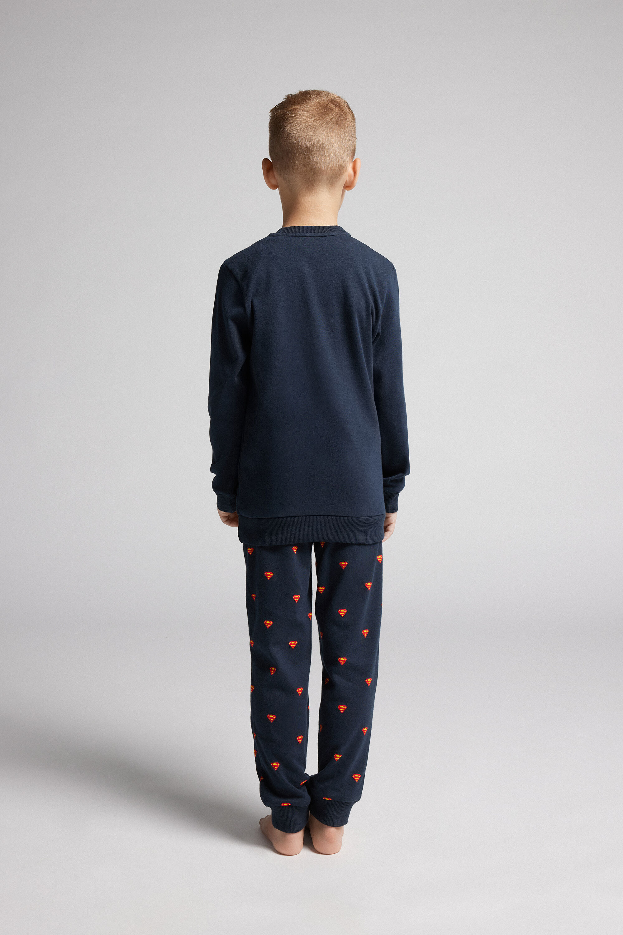 Pijama Largo de Niño DC Comics Superman de Algodón | Intimissimi