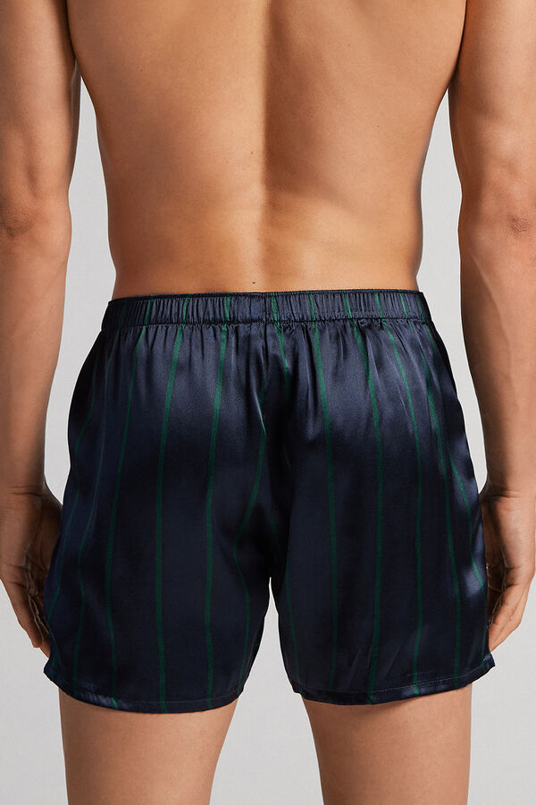 Silk boxers with striped pattern | Intimissimi