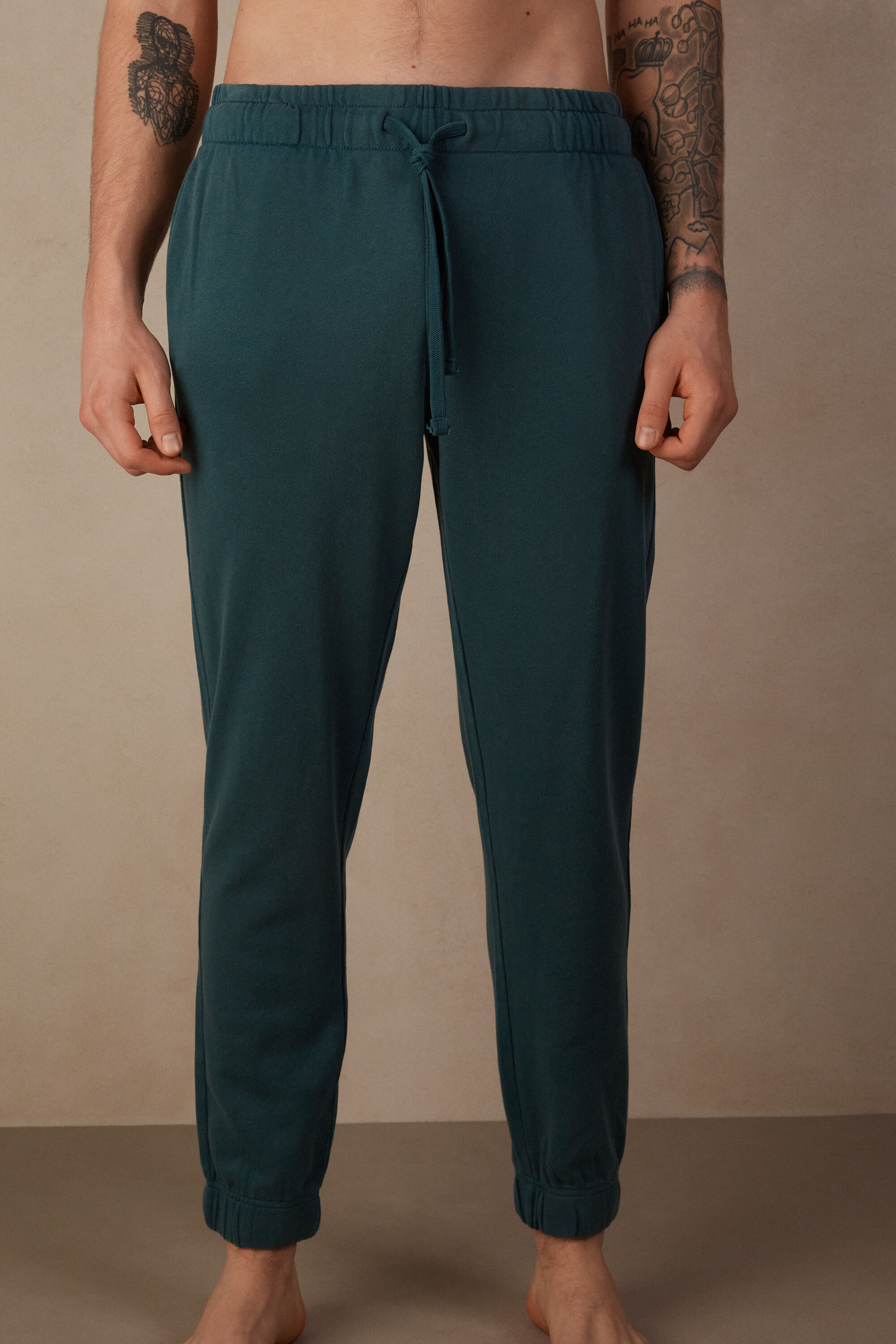 Washed Collection Long Fleece Pants | Intimissimi