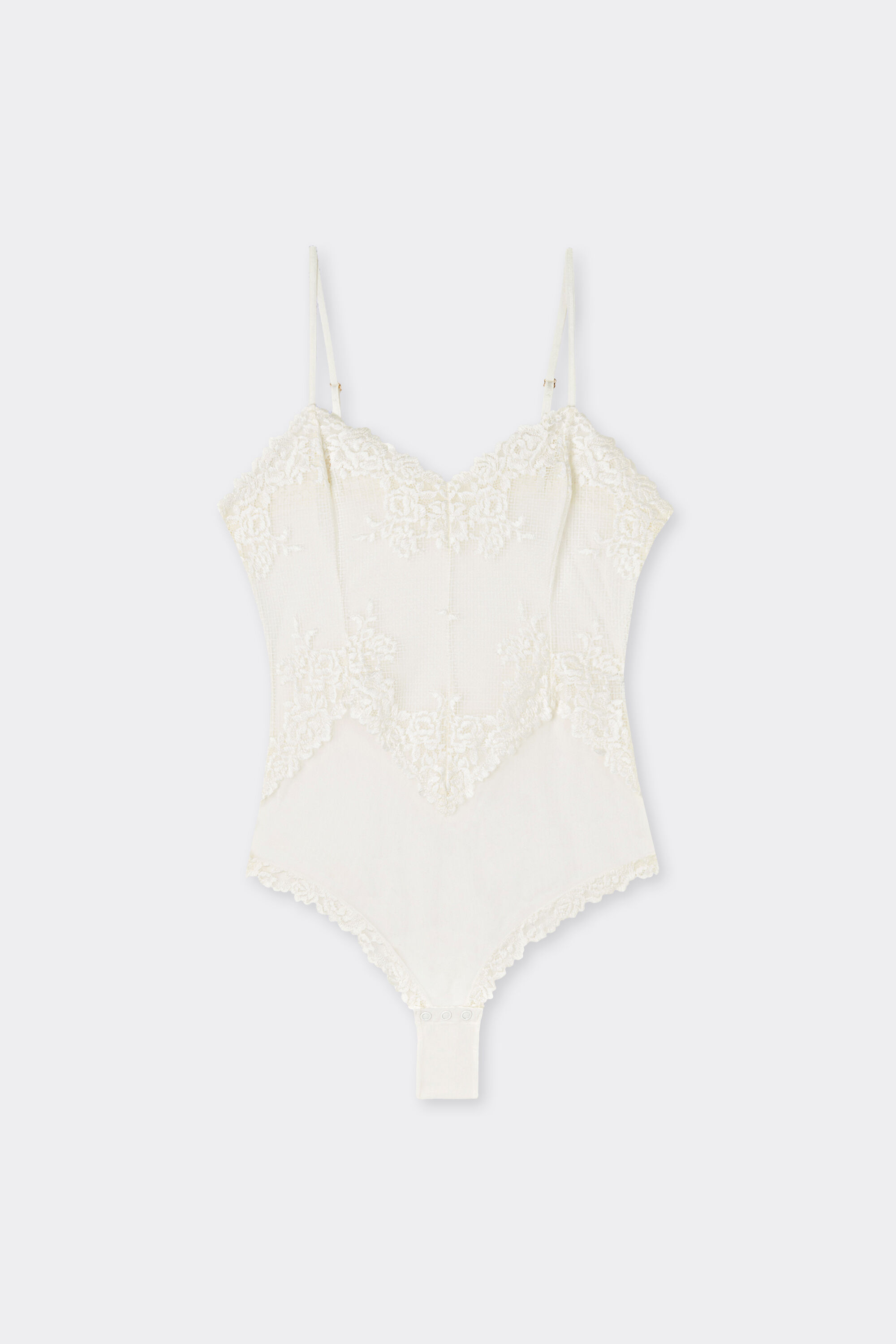 Pretty Flowers Lace and Tulle Body | Intimissimi