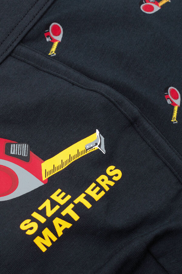 Superior Cotton Boxers with Size Matters Print | Intimissimi