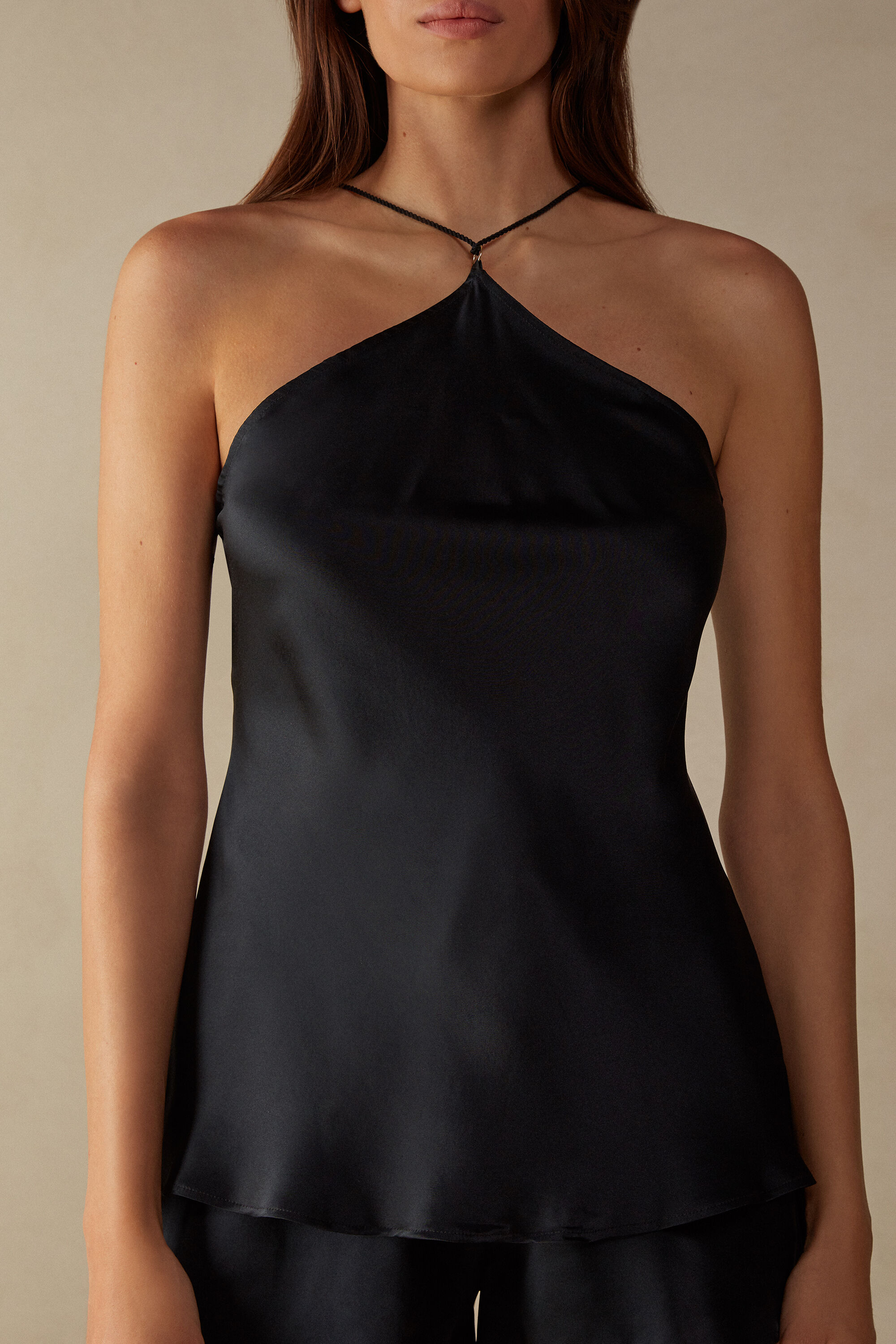 Loosen Heartstrings Silk Satin Top | Intimissimi
