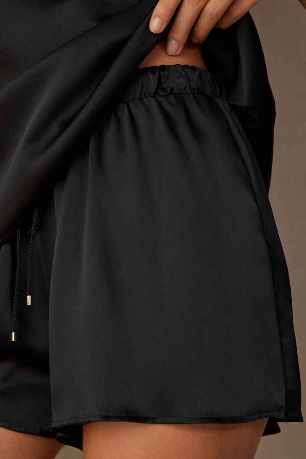 Loosen Heartstrings Silk Satin Shorts | Intimissimi