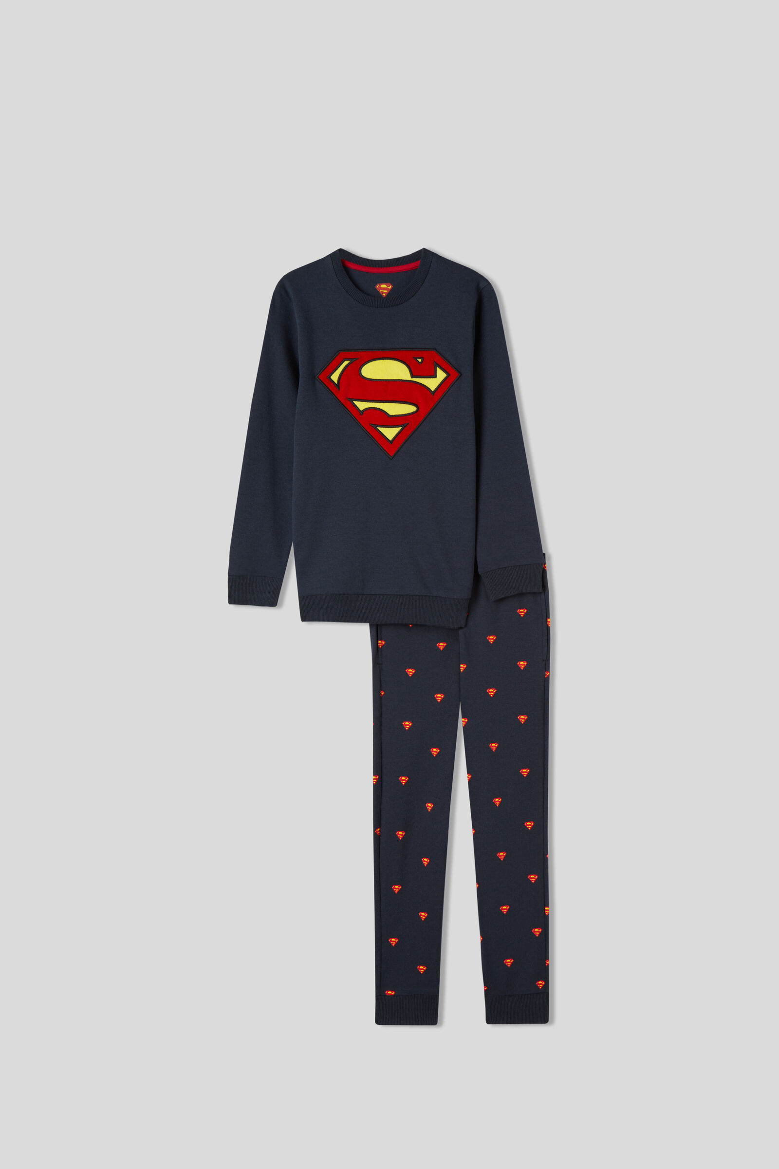 Pijama Largo de Niño DC Comics Superman de Algodón | Intimissimi