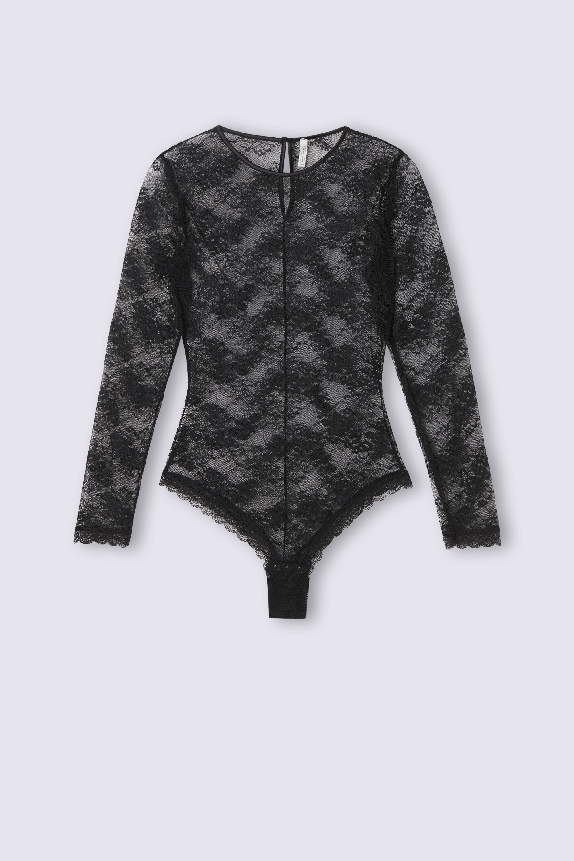 Long-Sleeved Intricate Surface Lace Body | Intimissimi