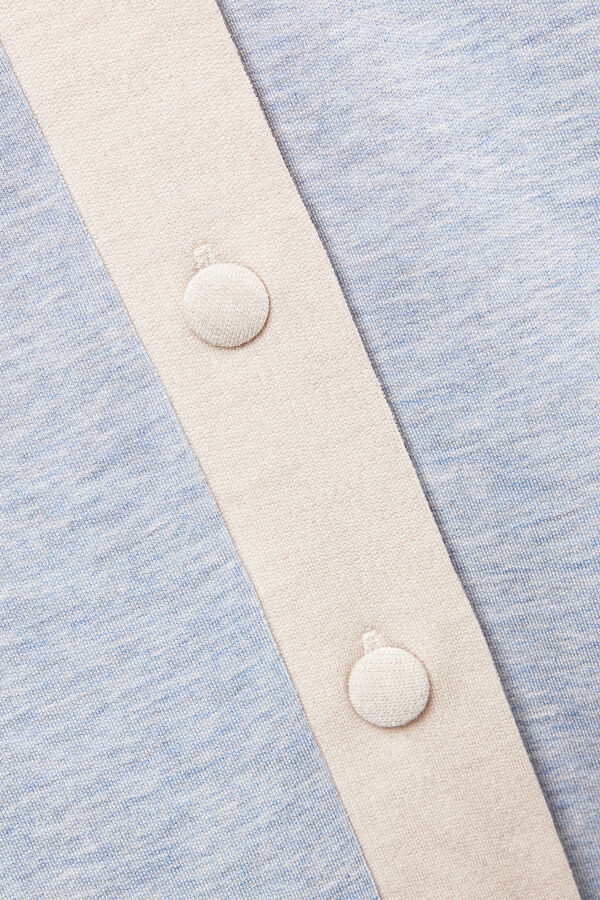 Cold Winter Night Modal with Wool Button-Down Top | Intimissimi