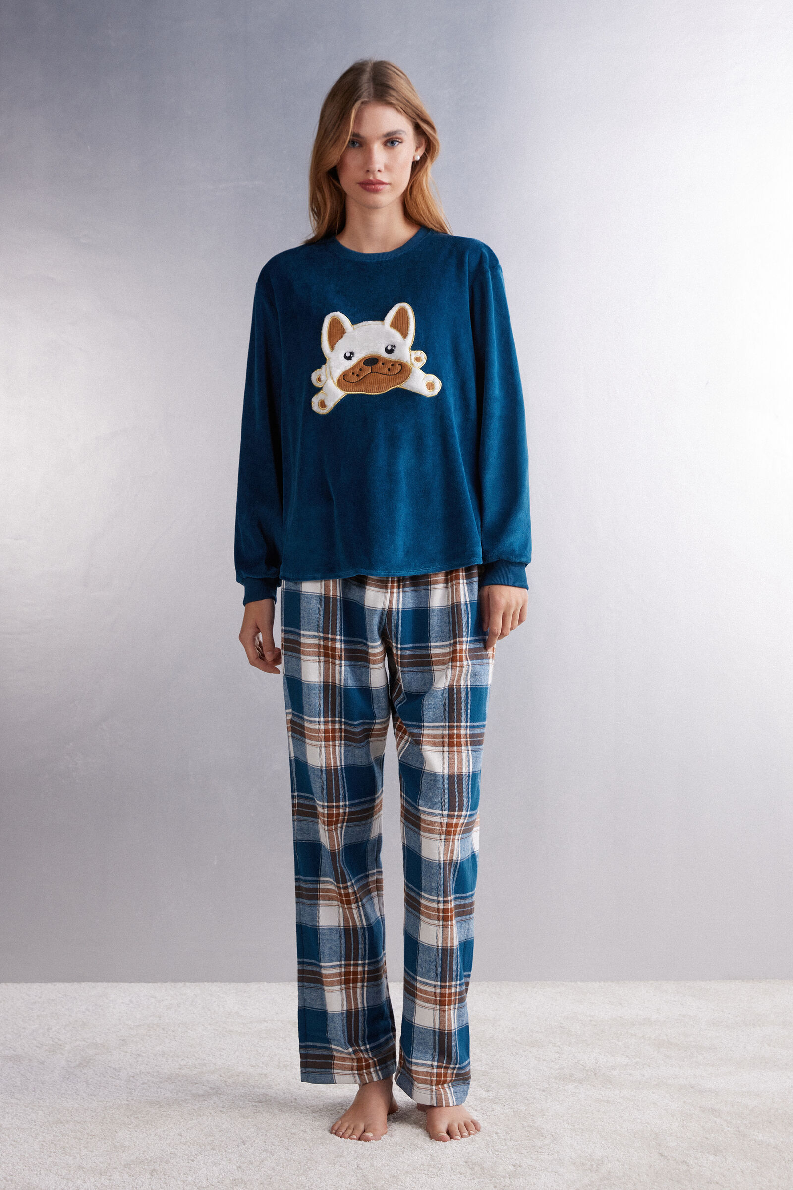 Frenchie Chenille Pajamas | Intimissimi