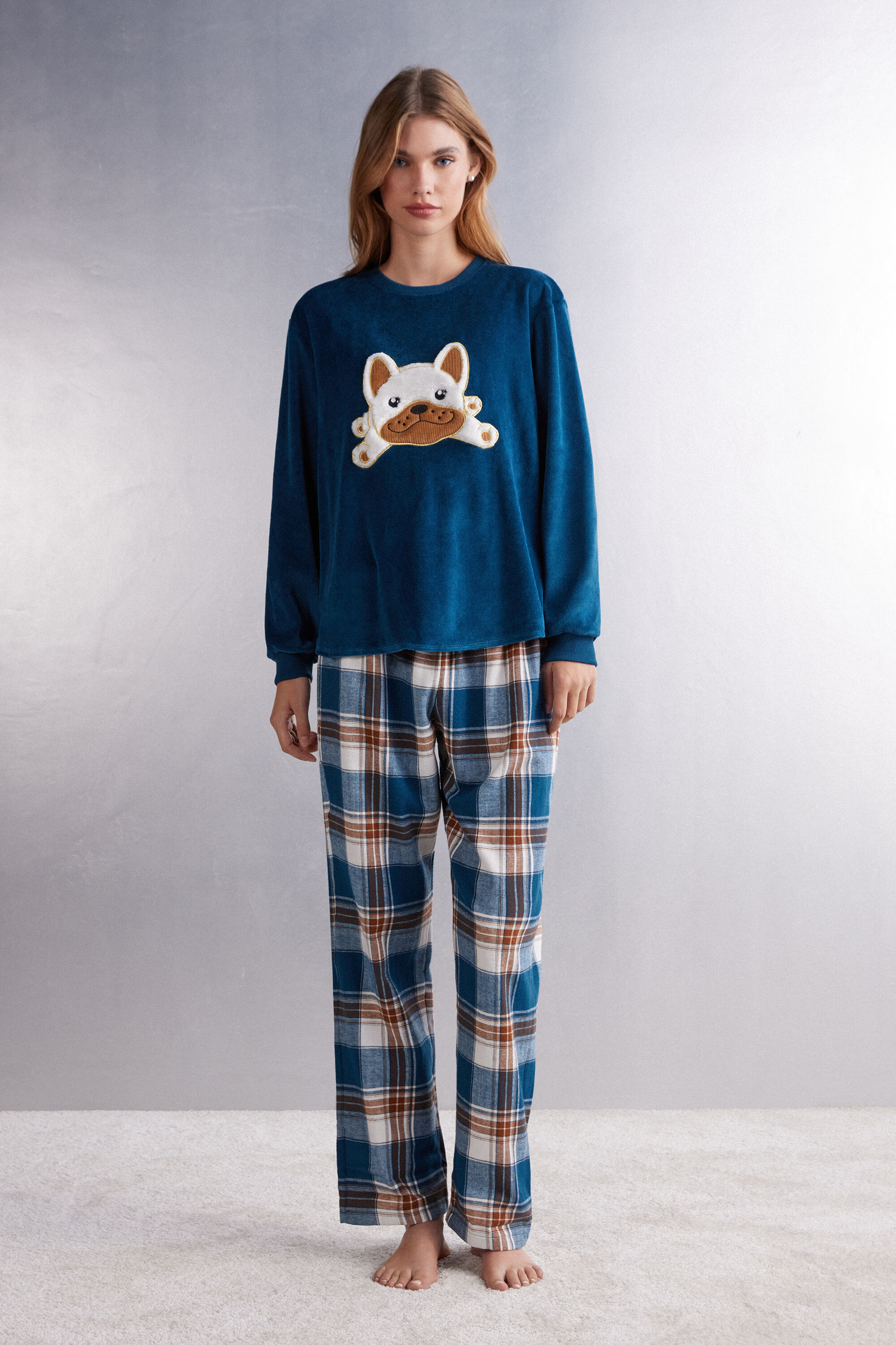 Frenchie Chenille Pajamas | Intimissimi