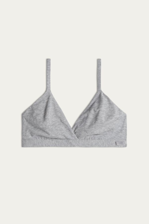 Emma Natural Cotton Triangle Bra | Intimissimi