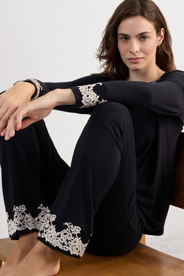 Pretty Flower Modal Pyjama Top | Intimissimi