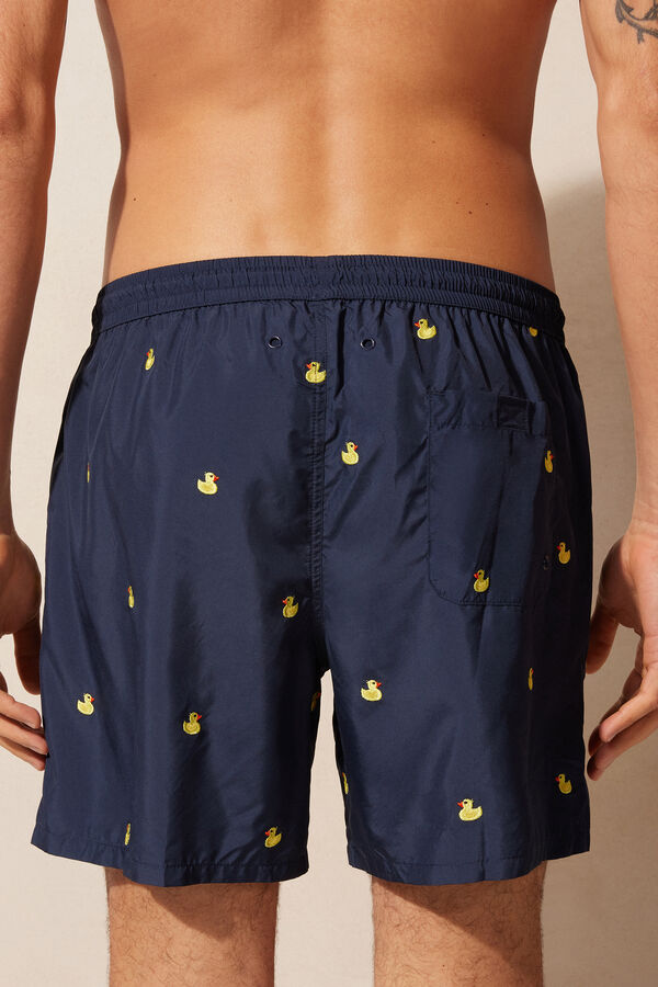 Boxer-Badehose mit Entchen-Stickerei | Intimissimi