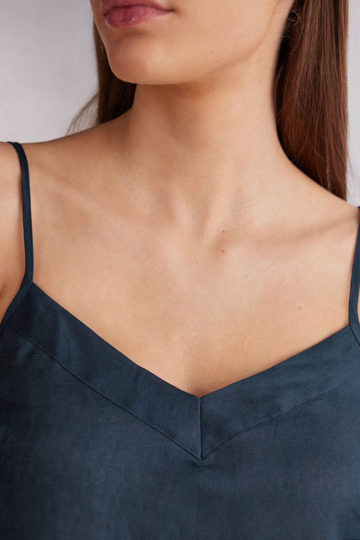 Top aus Leinengewebe - Tank Tops - Damen | Intimissimi