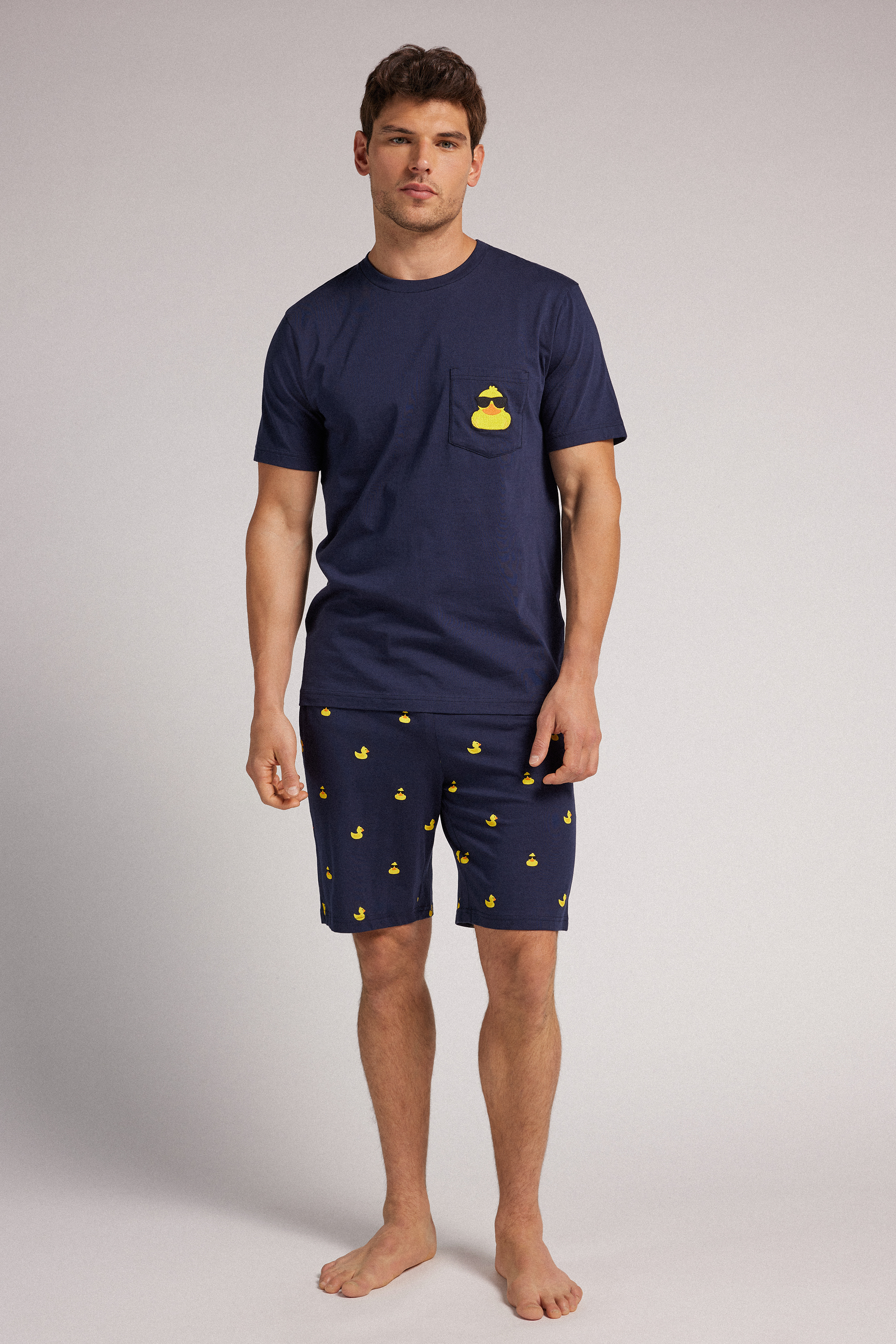 Short Cotton Duck Pajamas | Intimissimi