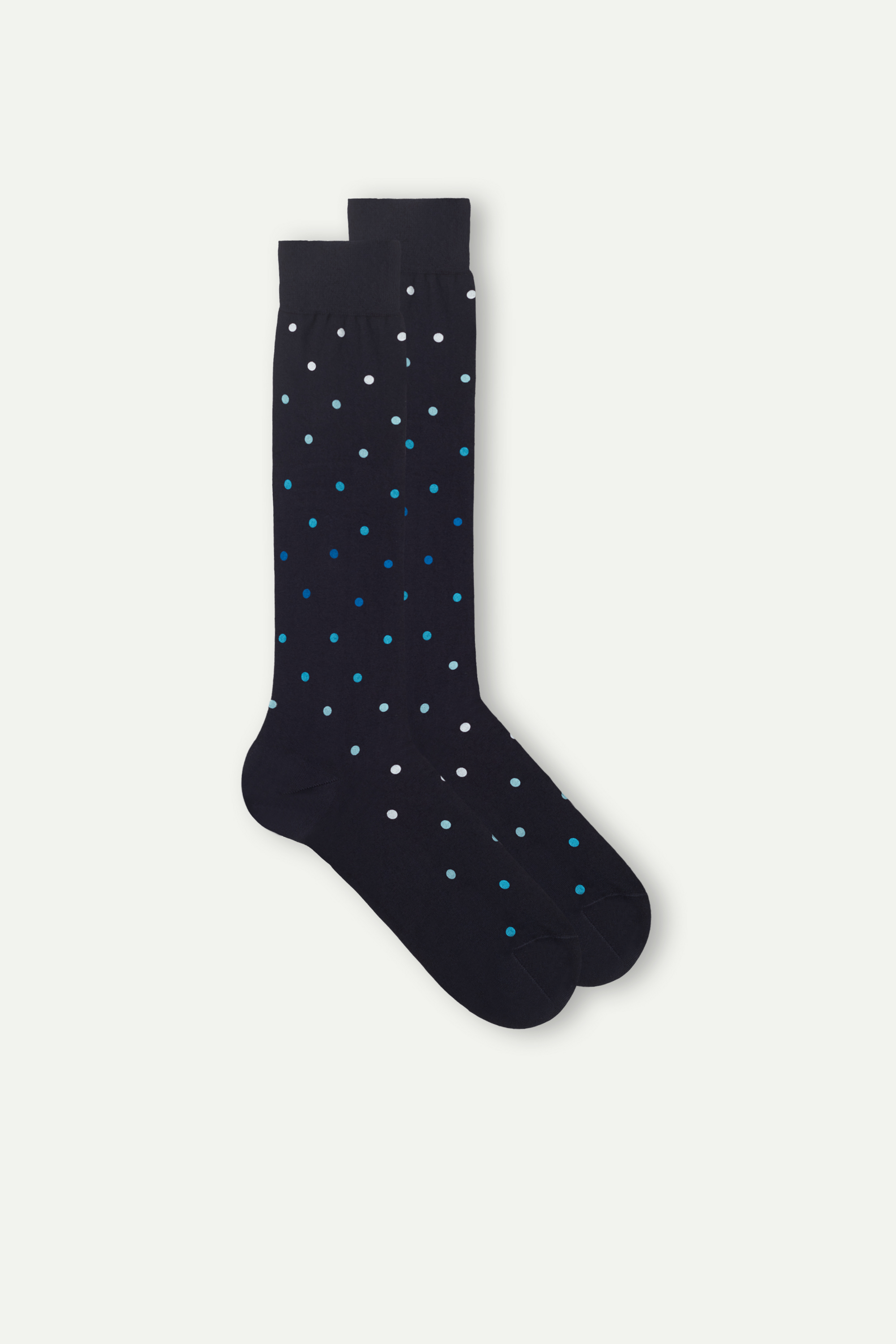 Meias Compridas para Homem em Algodão Supima® com Padrão | Intimissimi