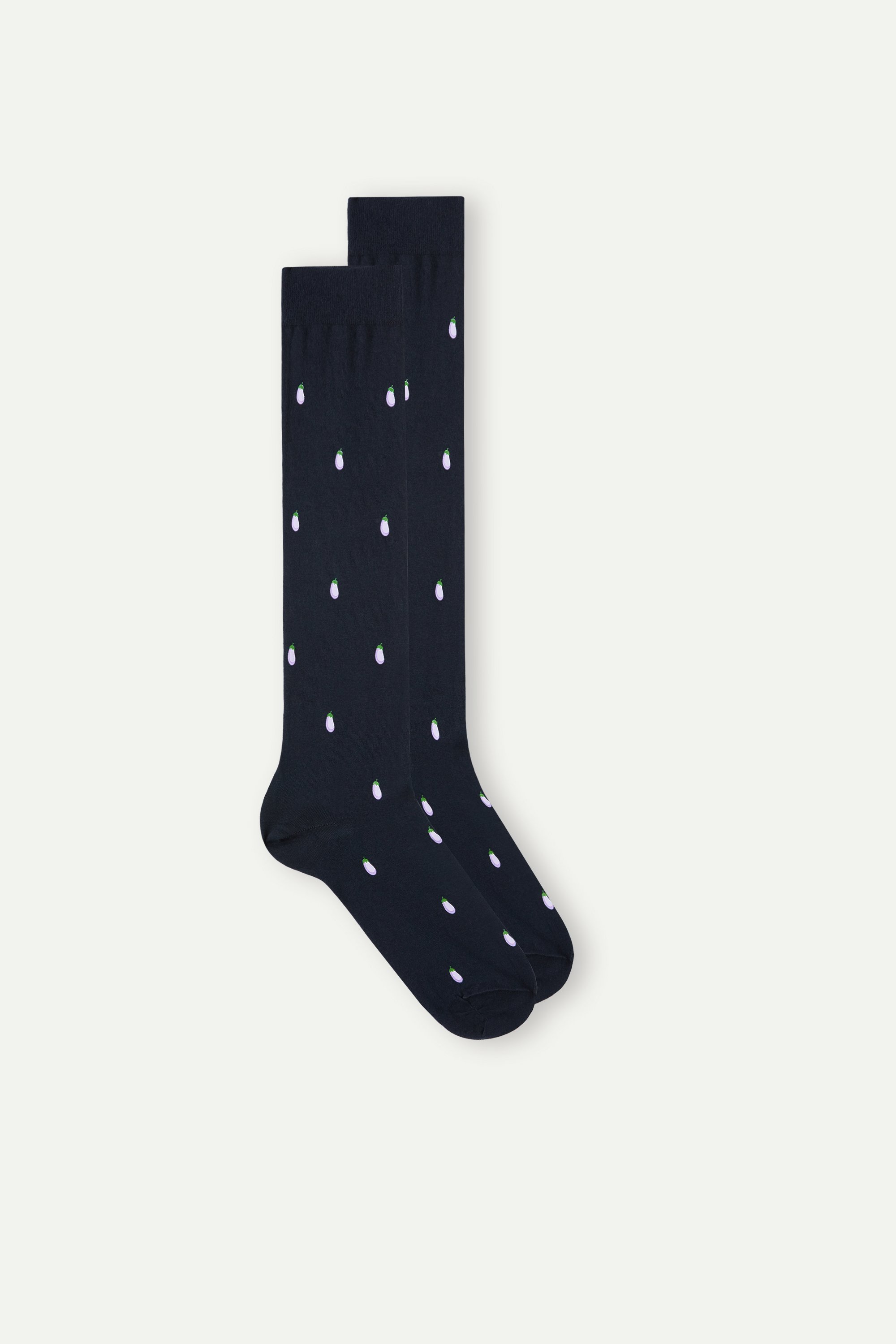 Long Patterned Cotton Socks | Intimissimi