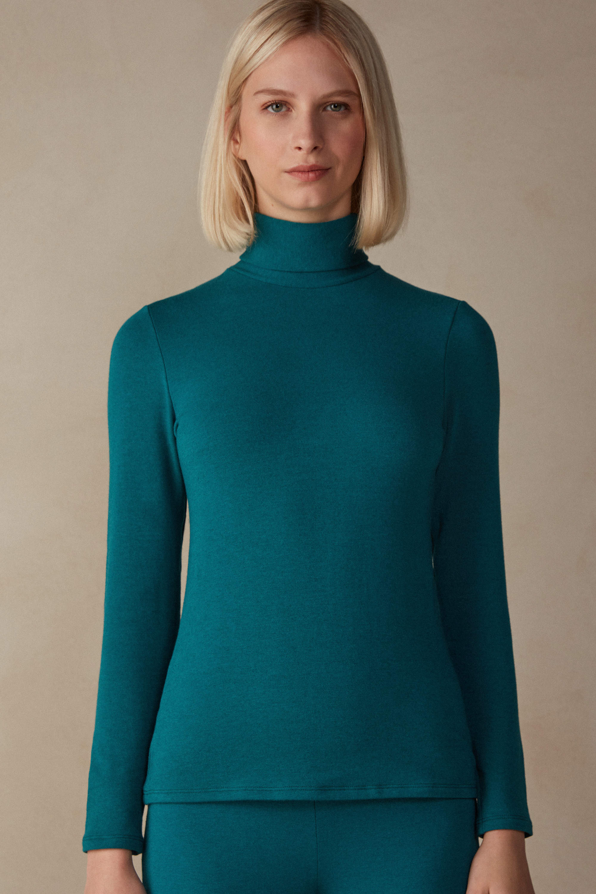 Maglia Collo Alto Thermal con Cashmere | Intimissimi