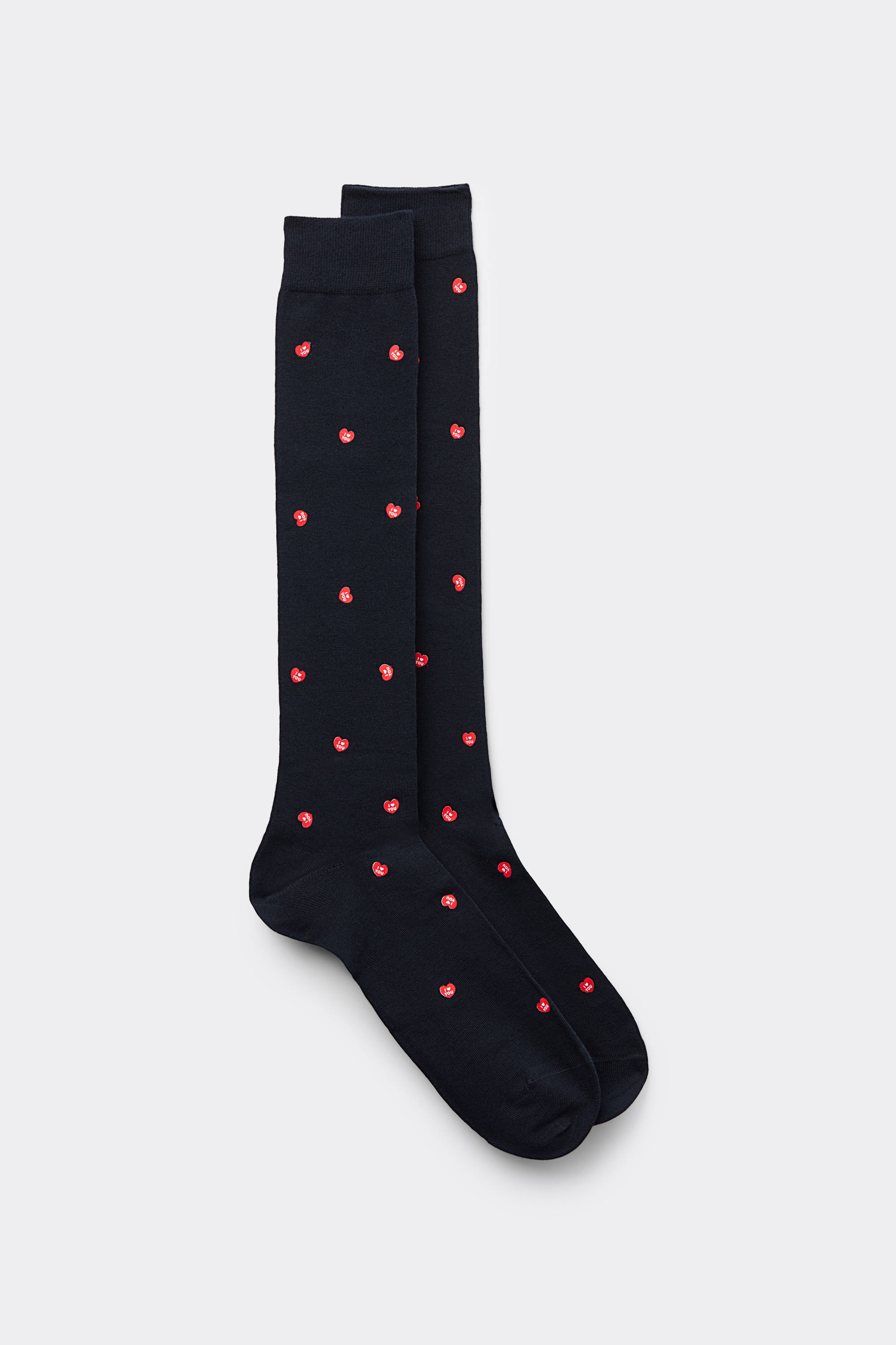 Long Patterned Cotton Socks | Intimissimi