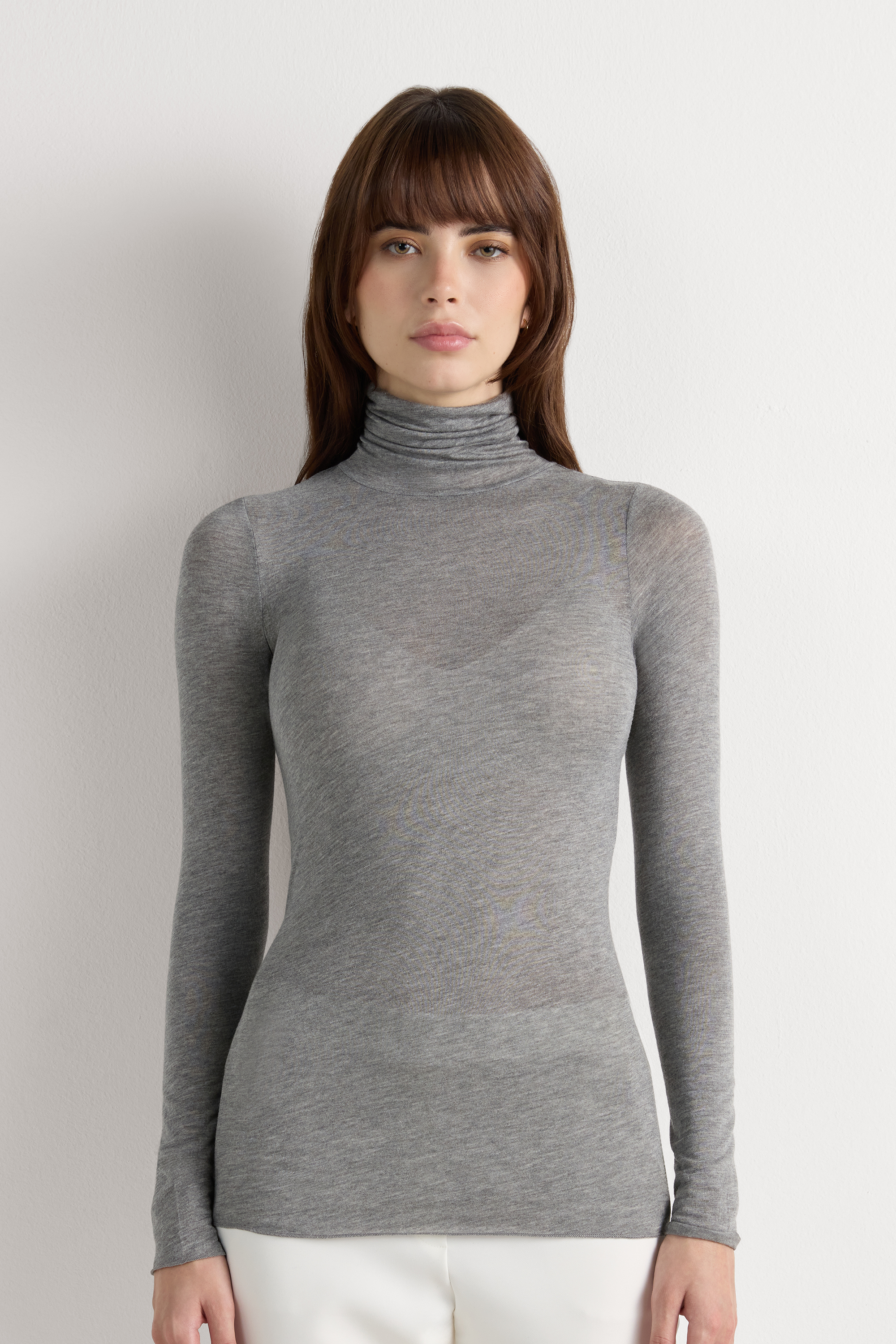 Modal Cashmere Ultralight High-Neck Top | Intimissimi