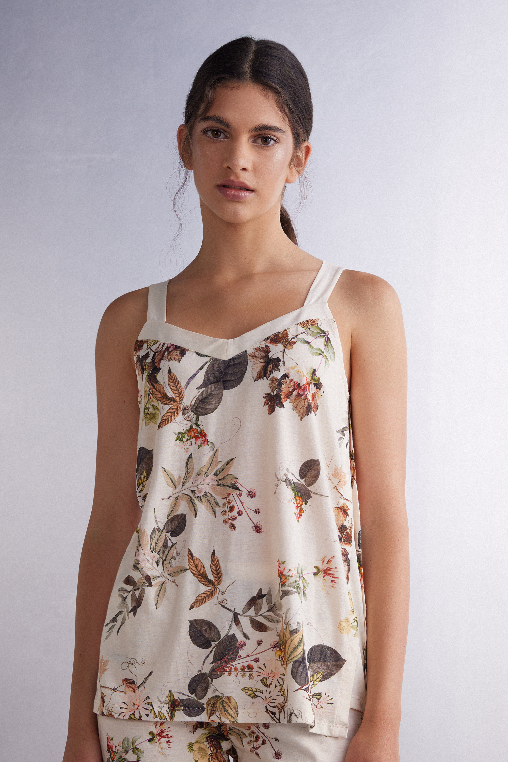 Autumn Botanics Top in Supima® Ultrafresh Cotton | Intimissimi