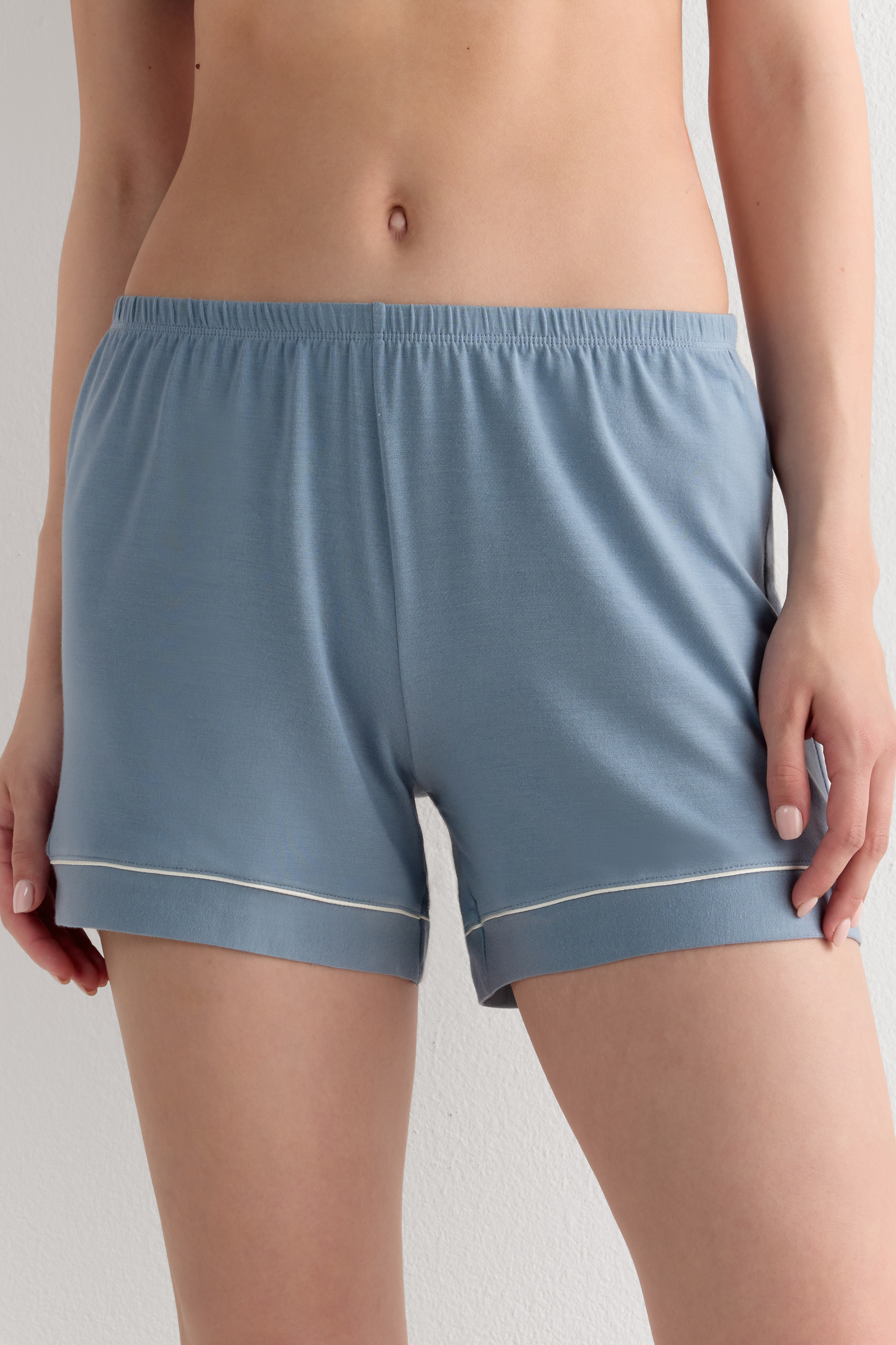 Modal Shorts with Contrasting Trim | Intimissimi