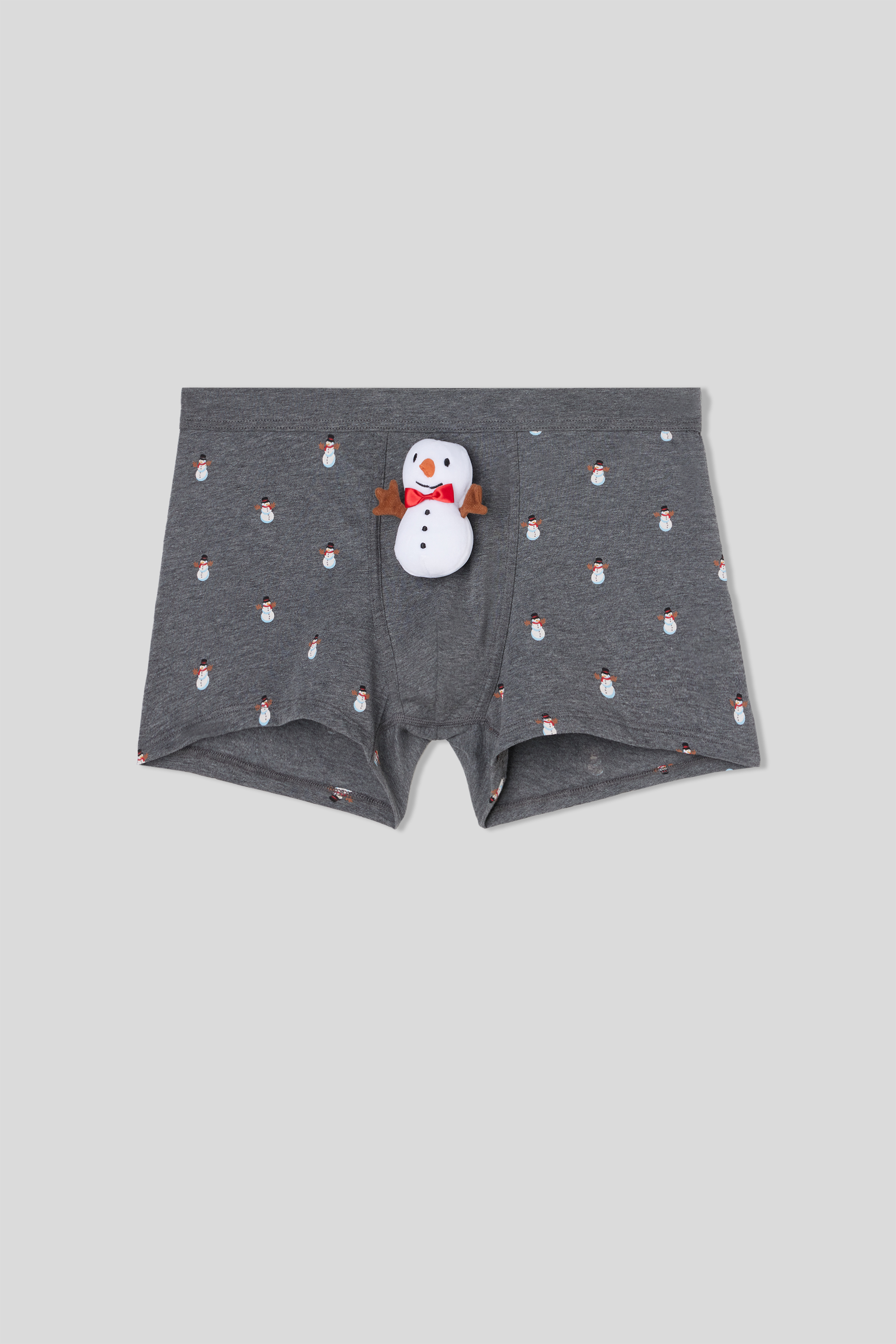 Snowman Teddy Stretch Supima® Cotton Boxers | Intimissimi