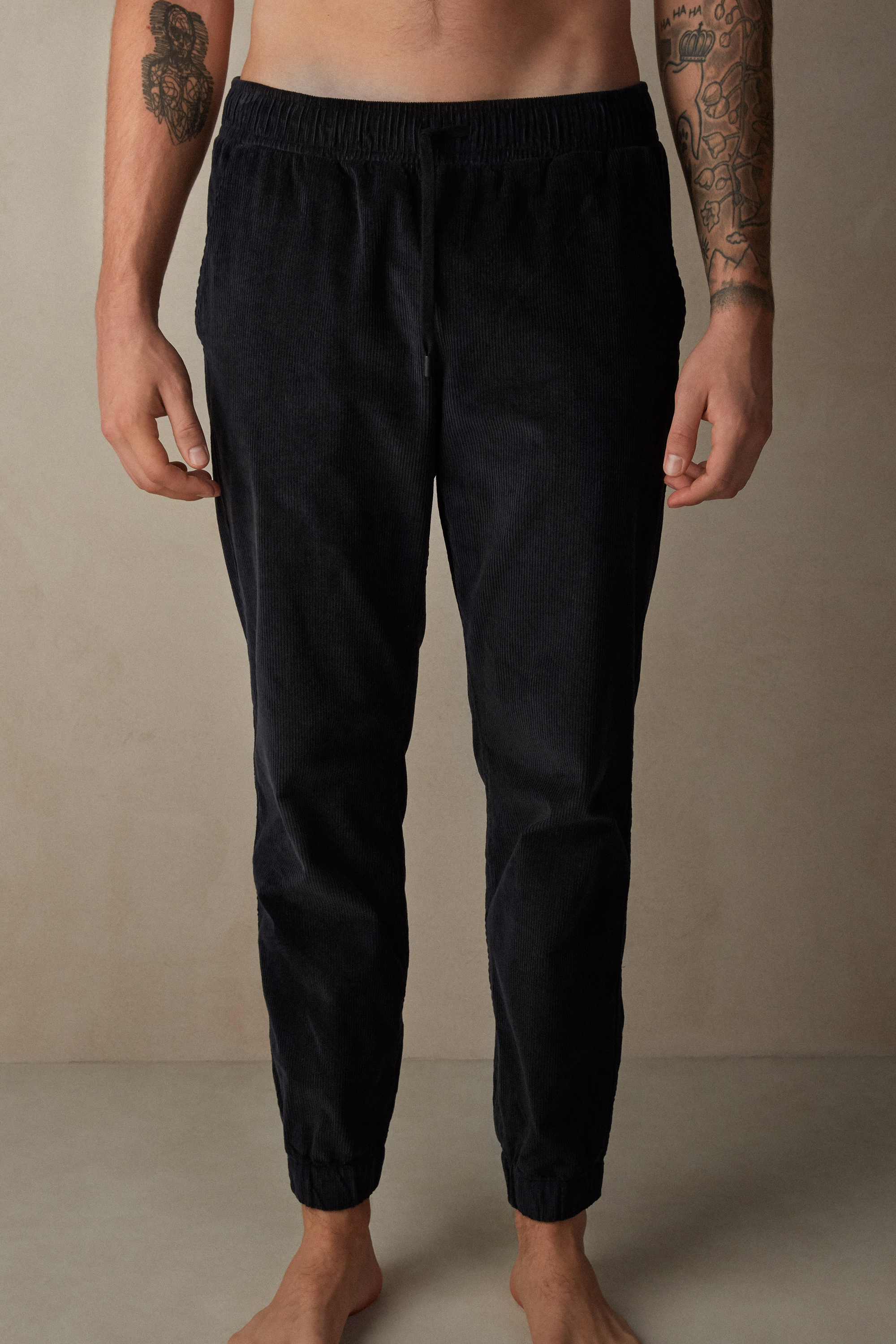 Fitilli Kadife Uzun Pantolon | Intimissimi