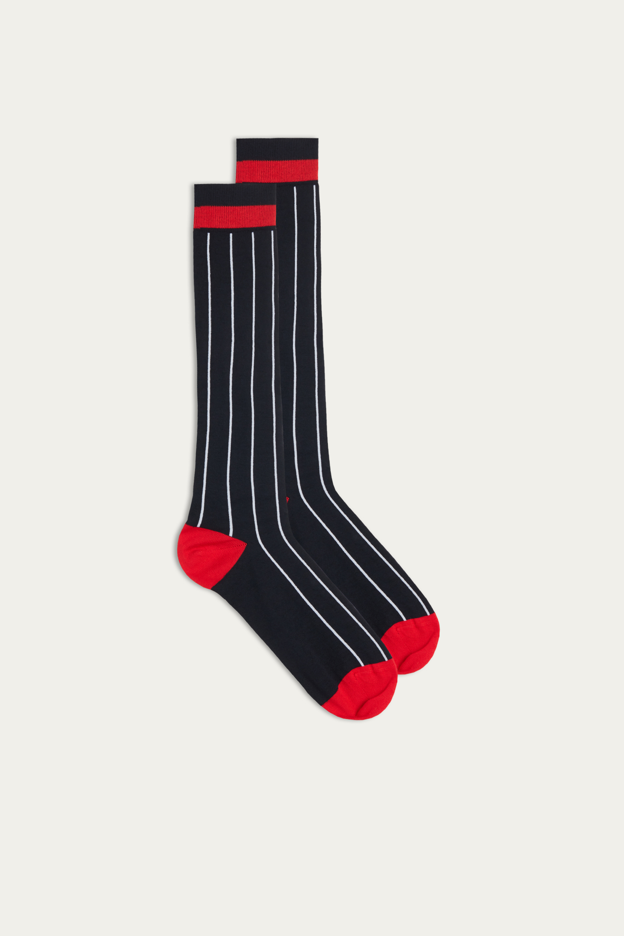 Supima® Cotton Patterned Long Socks | Intimissimi