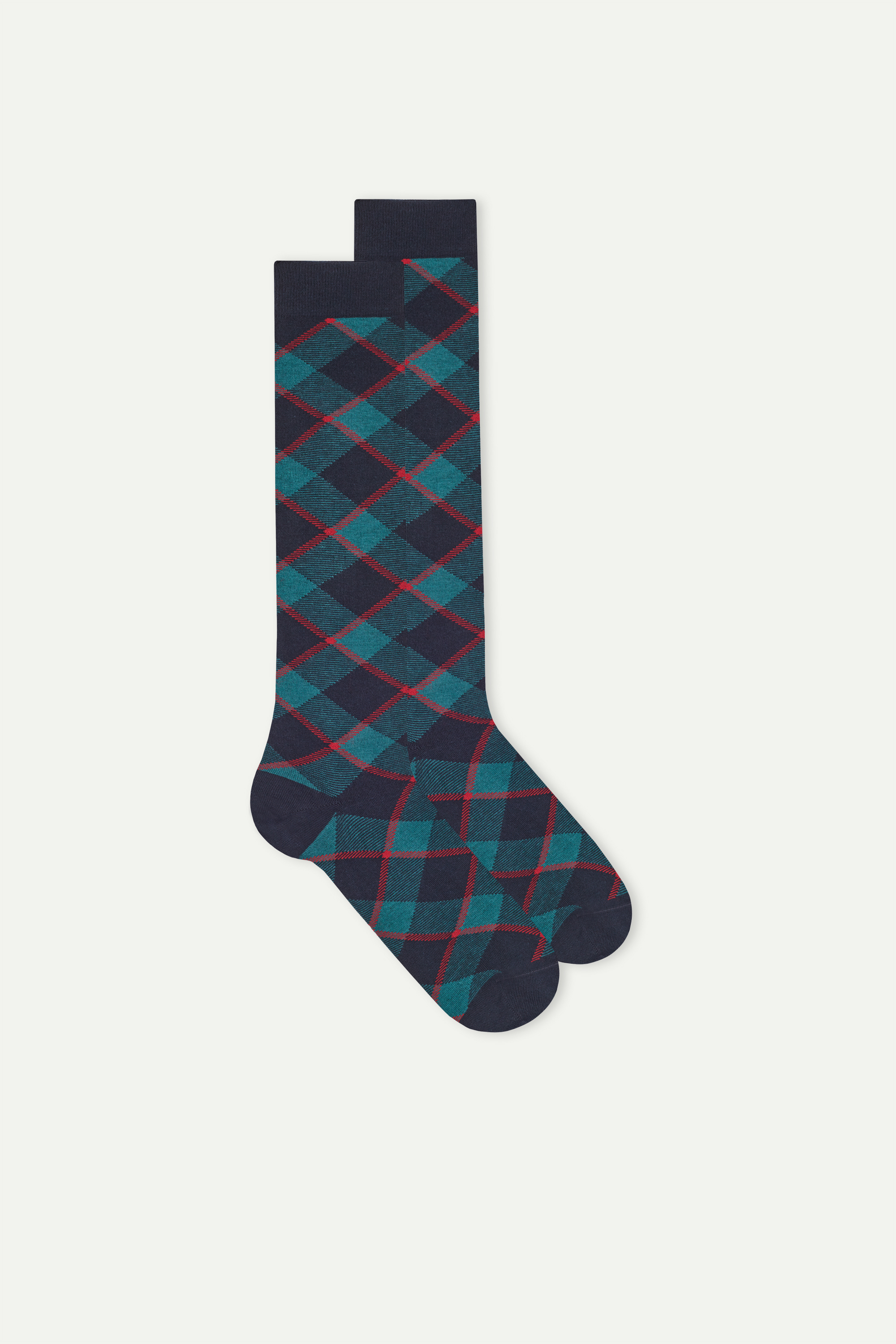 Long Patterned Soft Cotton Socks | Intimissimi