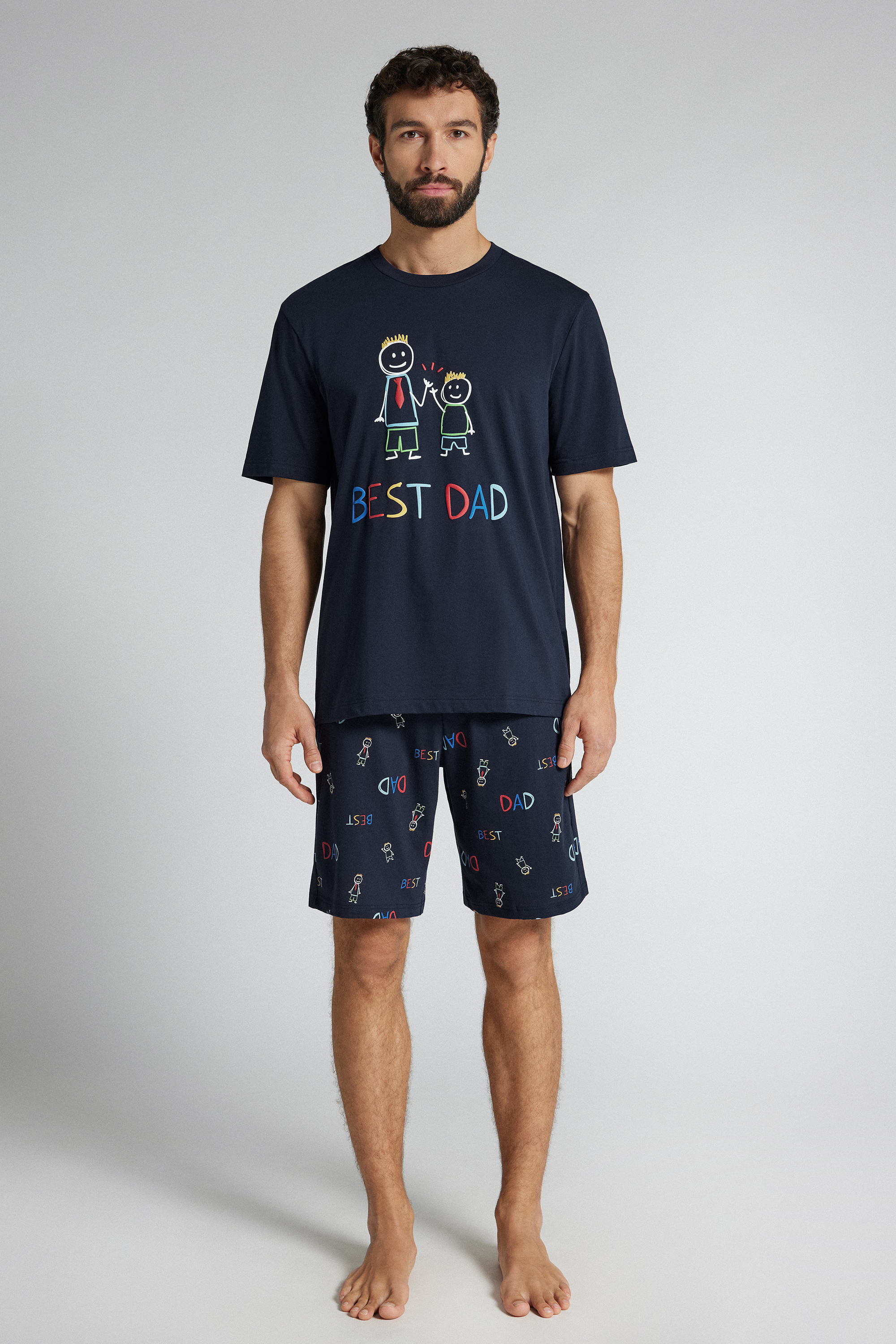 Pijama Corto de Algodón Best Dad | Intimissimi