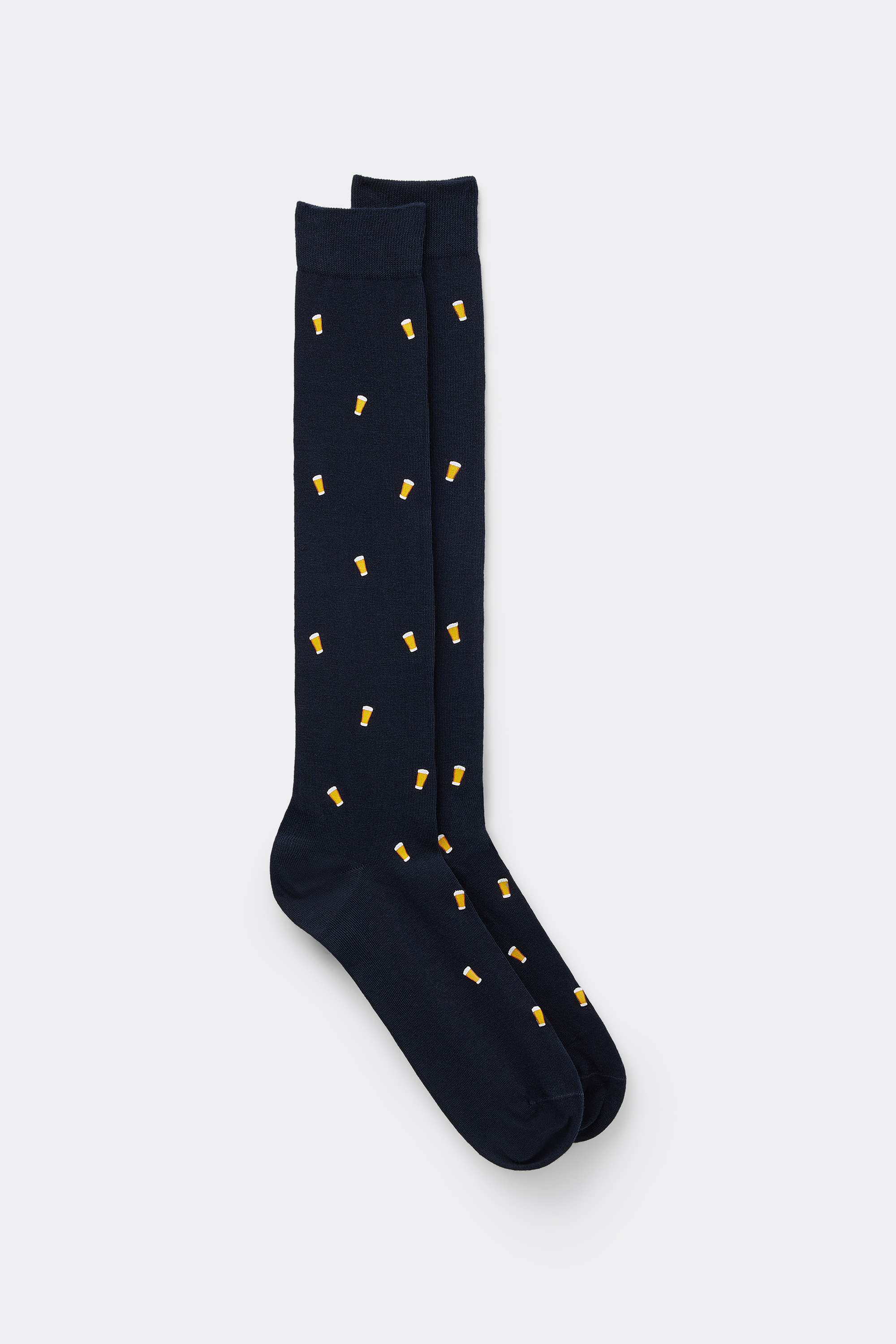 Long Patterned Cotton Socks | Intimissimi