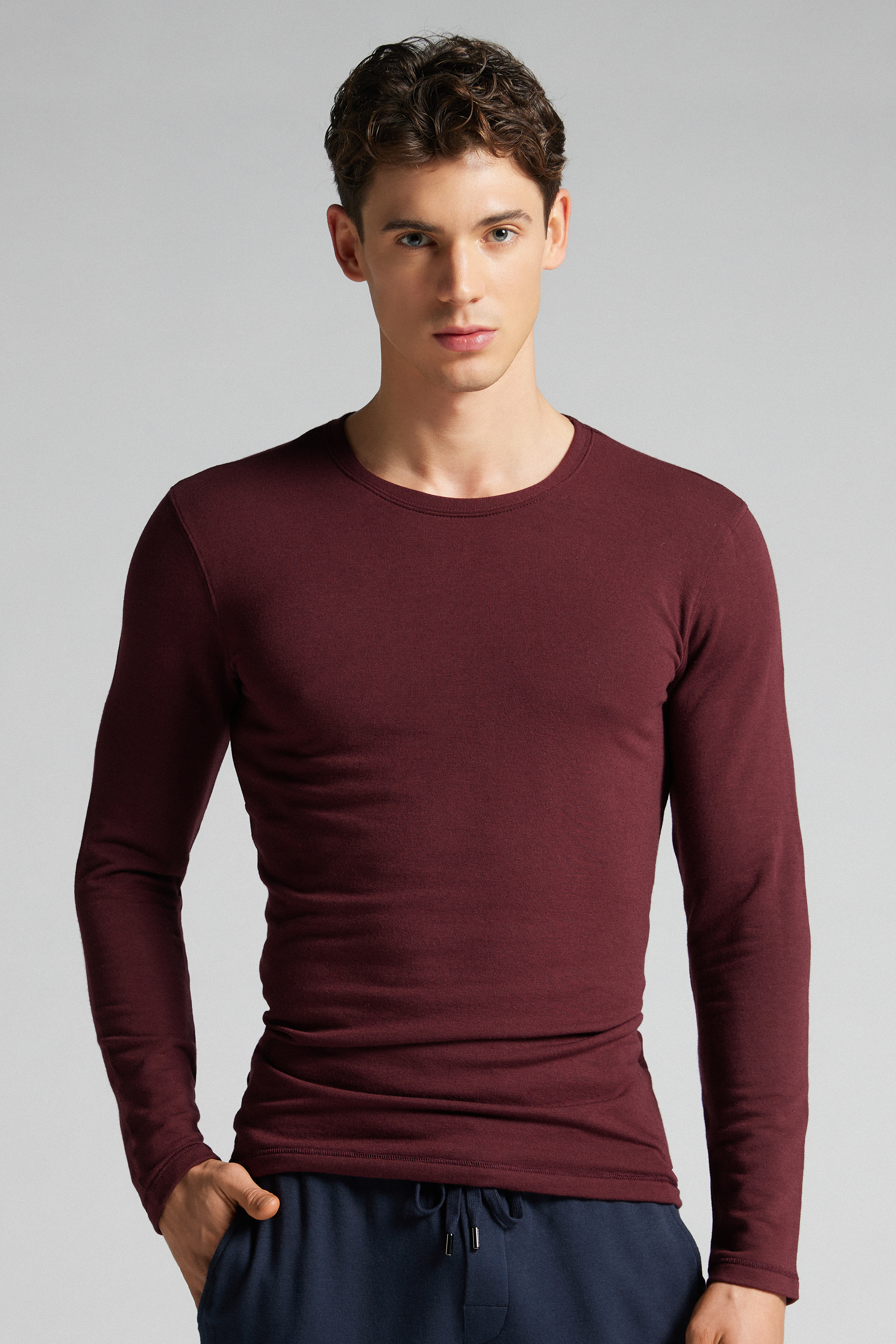 Long-Sleeve Modal-Cashmere Top | Intimissimi