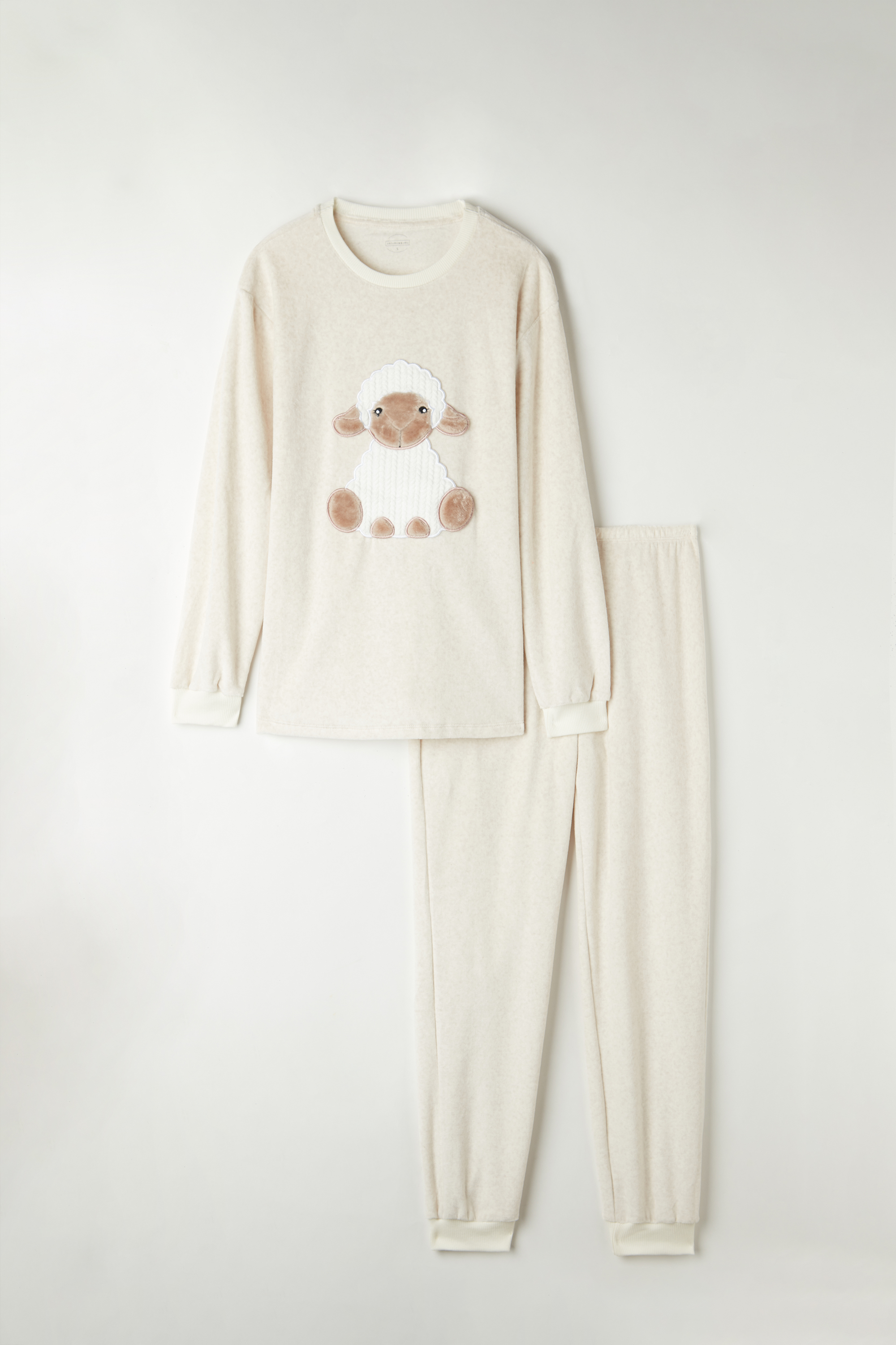 Chenille Pyjamas with Sheep Patch | Intimissimi