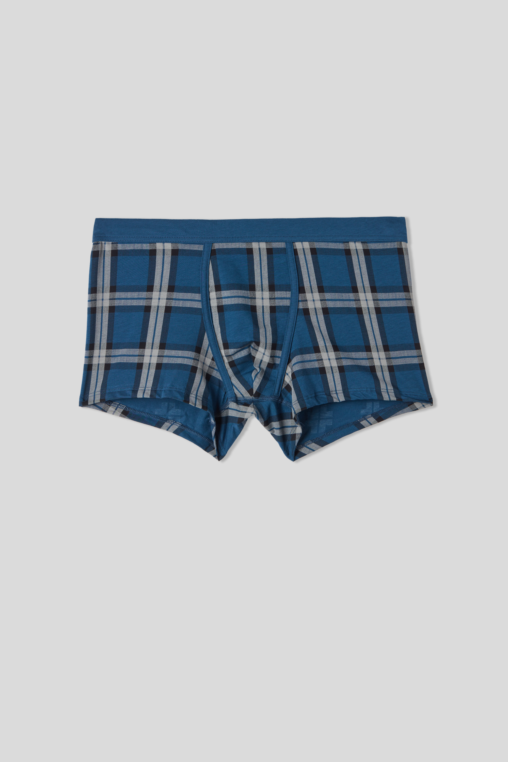 Natural Fresh Supima® Cotton Check Boxers | Intimissimi