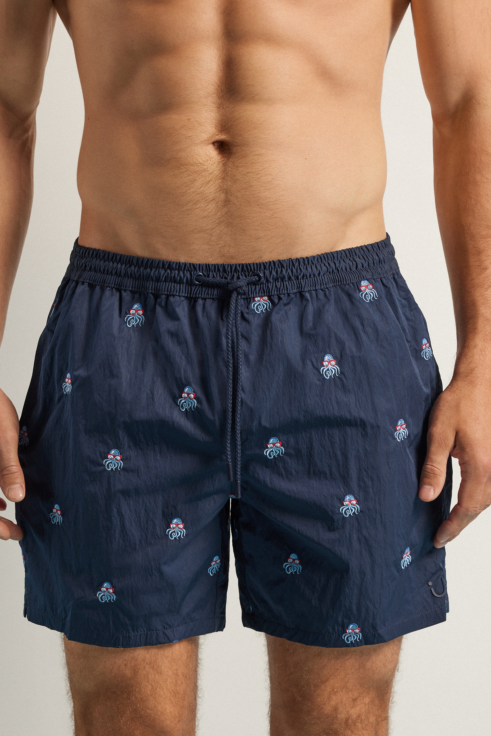 Embroidered Octopus Swim Trunks | Intimissimi